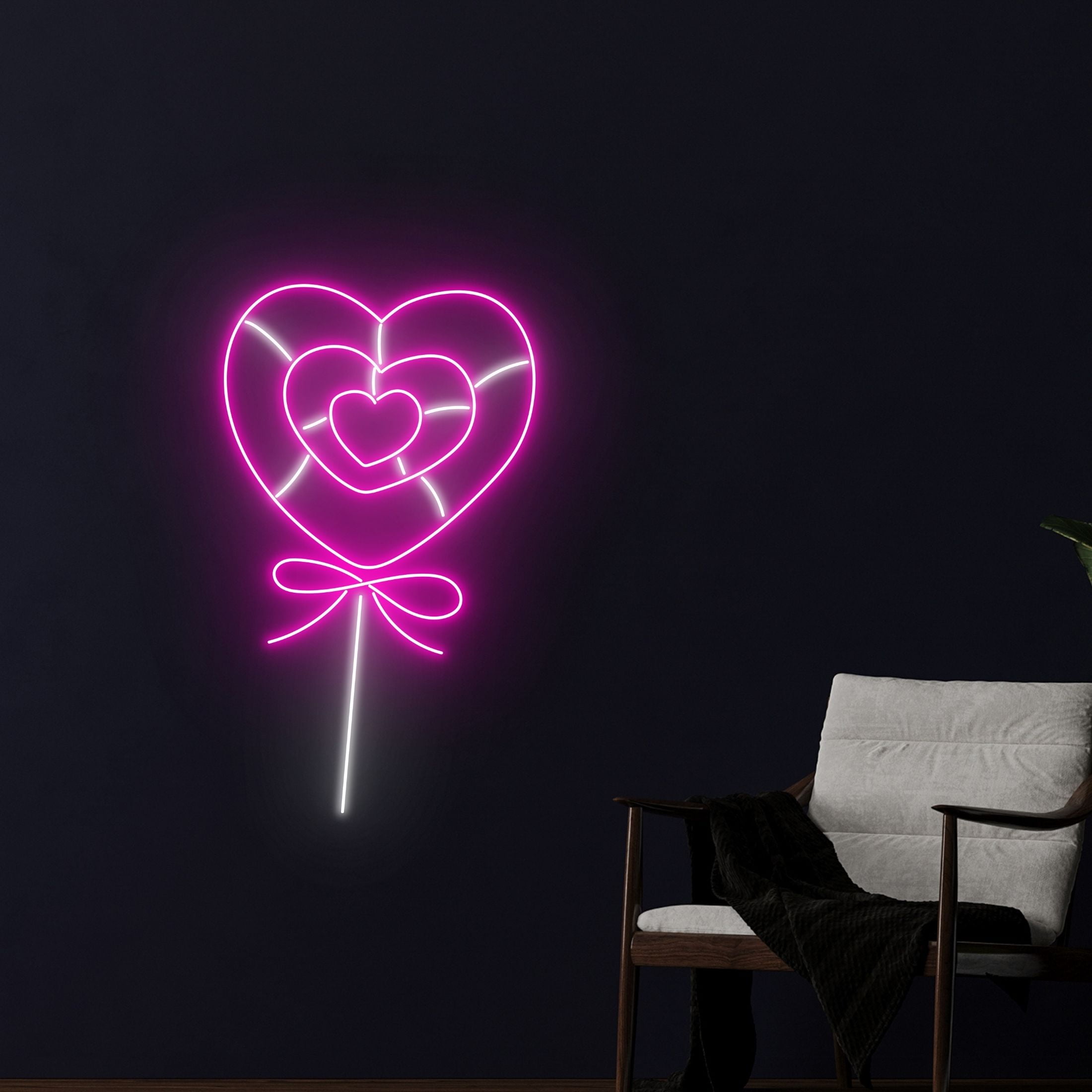 Handmadetneonsign Lollipop Candy Neon Sign, Lollipop Candy Neon Led Art ...