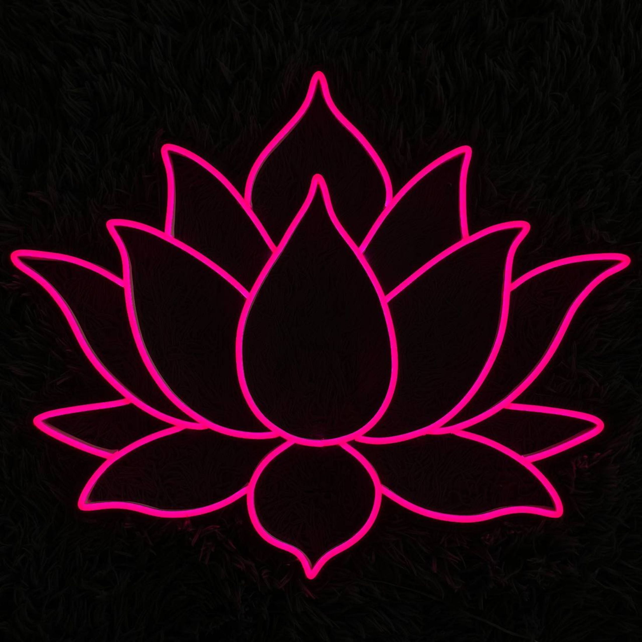 Handmadetneonsign Lotus Flower Neon Sign, Lotus Wall Art Decor, Home ...