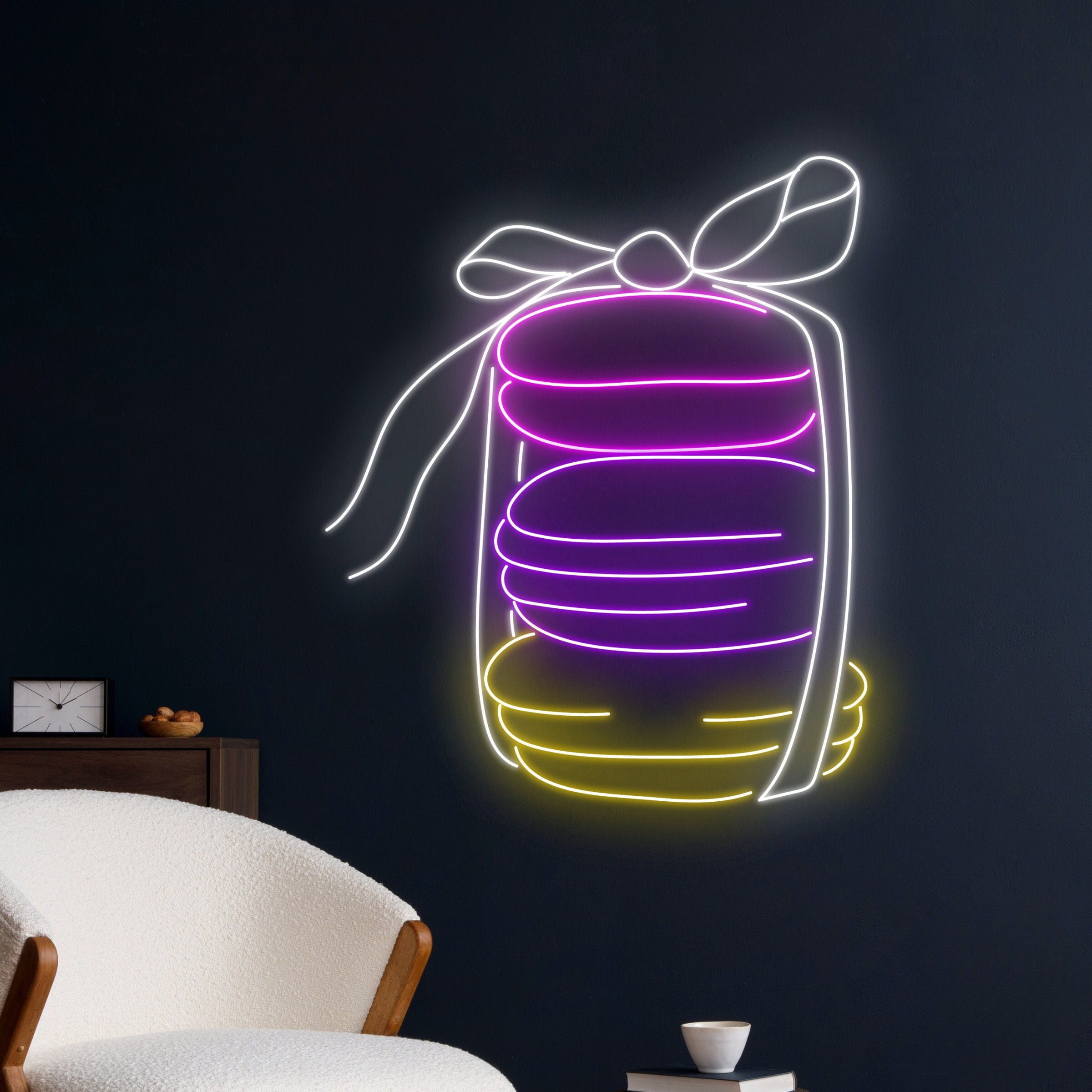 Handmadetneonsign Macaroon Neon Sign, Macaron LED Sign, Macaron Neon ...