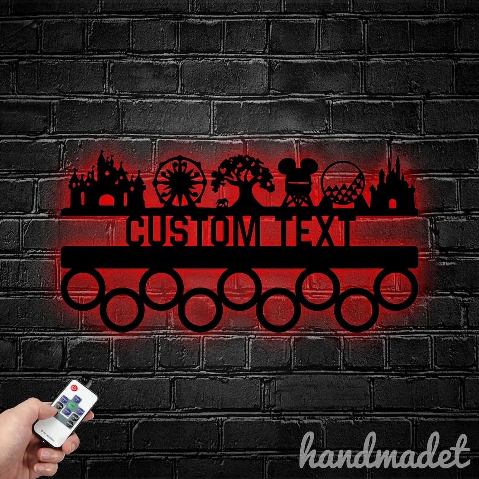 Handmadetneonsign Magic World Metal Wall Art, Magic Metal Sign Wall ...