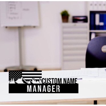 The Office Assistant To The Regional Manager Desk Plate | Measures 10 x ...