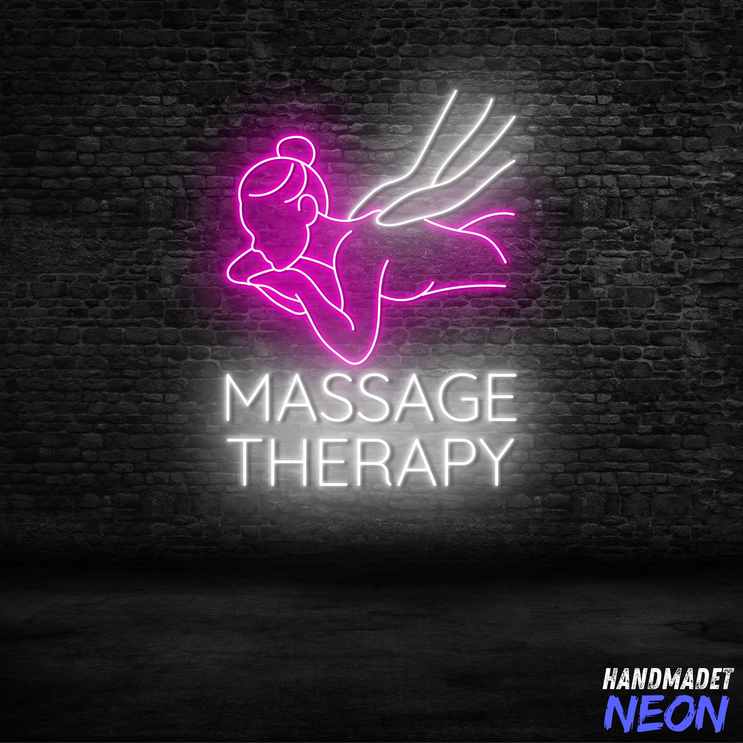 Handmadetneonsign Massage Therapy Neon Sign, Massage Led Sign, Spa ...