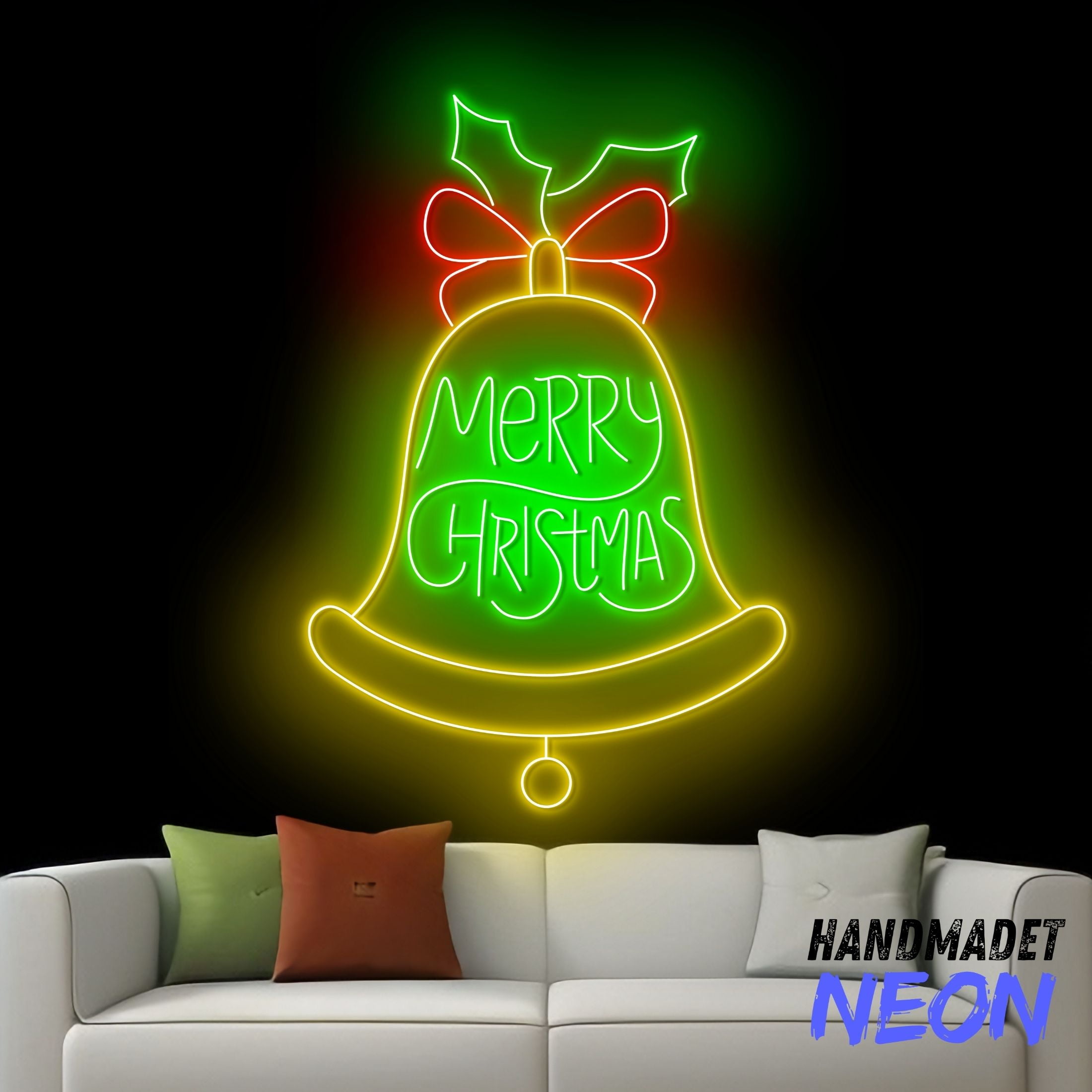 Handmadetneonsign Merry Christmas Neon Sign, Christmas Led Sign, Merry ...