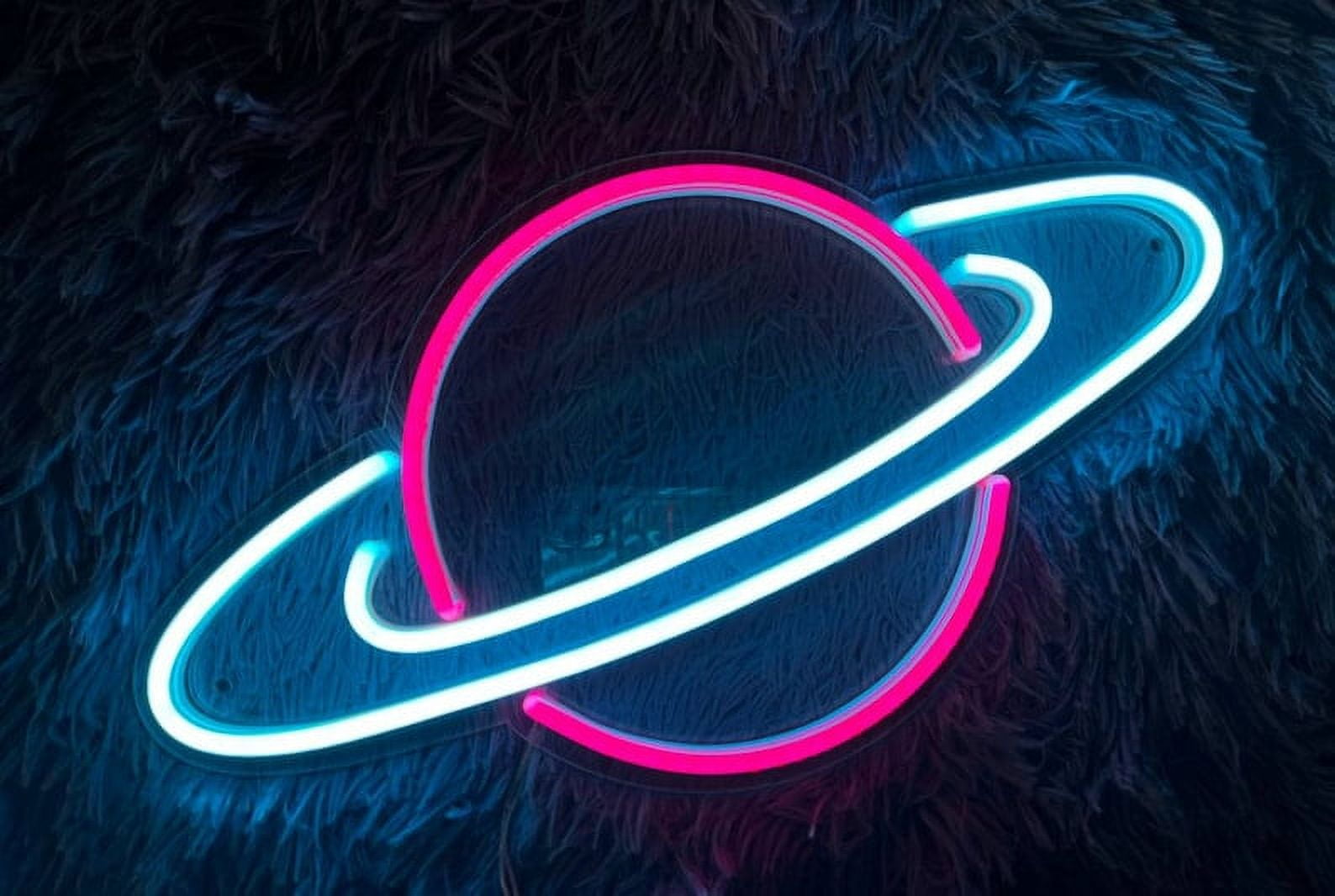 Handmadetneonsign New Planet Neon Sign, Planet Led Sign, Logo Neon Sign ...