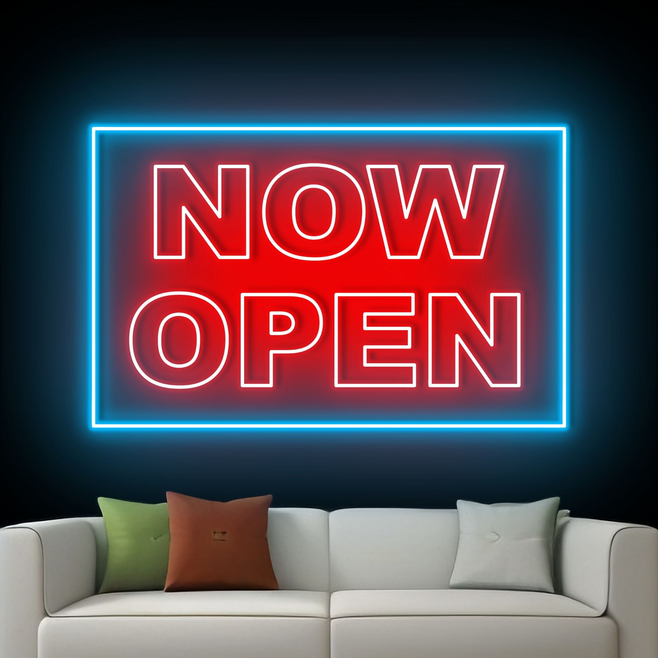 Handmadetneonsign Now Open Neon Sign, Now Open Wall Art Decor, Open ...