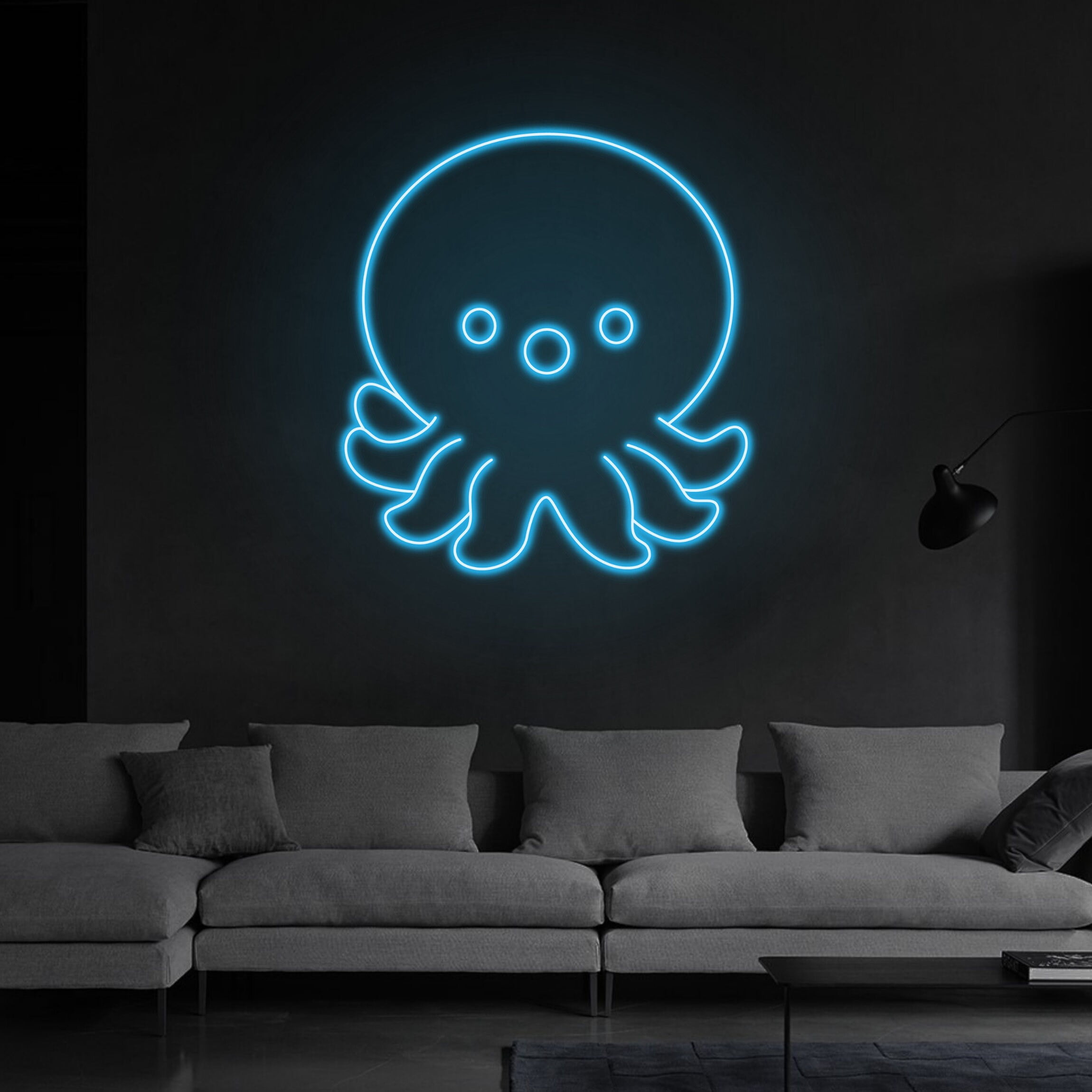 Handmadetneonsign Octopus Neon Sign, Octopus Neon Light, LED Neon Sign ...