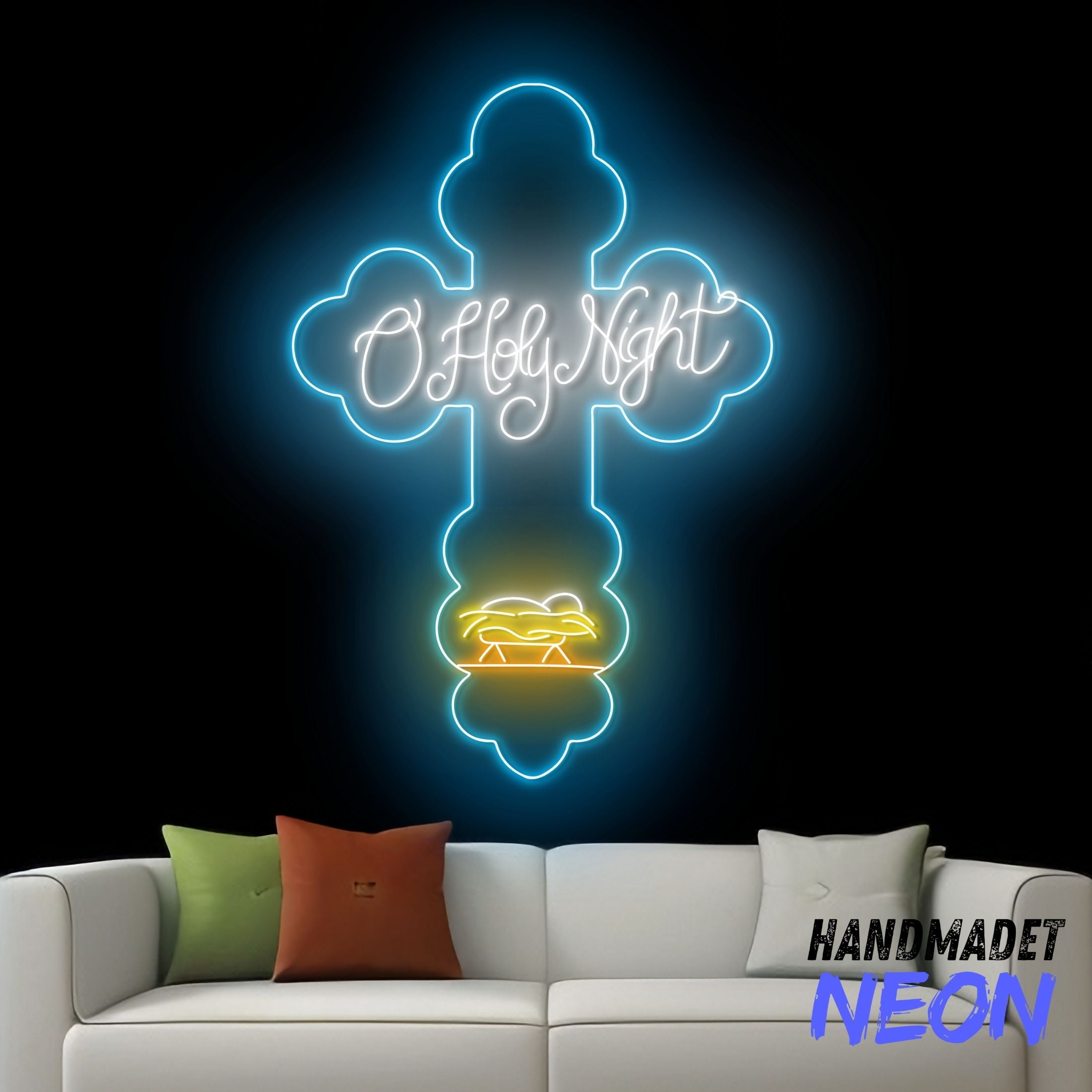 Handmadetneonsign Oh Holly Night Neon Sign, Jesus Cross Led Sign ... Handmadetneonsign Oh Holly Night Neon Sign, Jesus Cross Led Sign ...