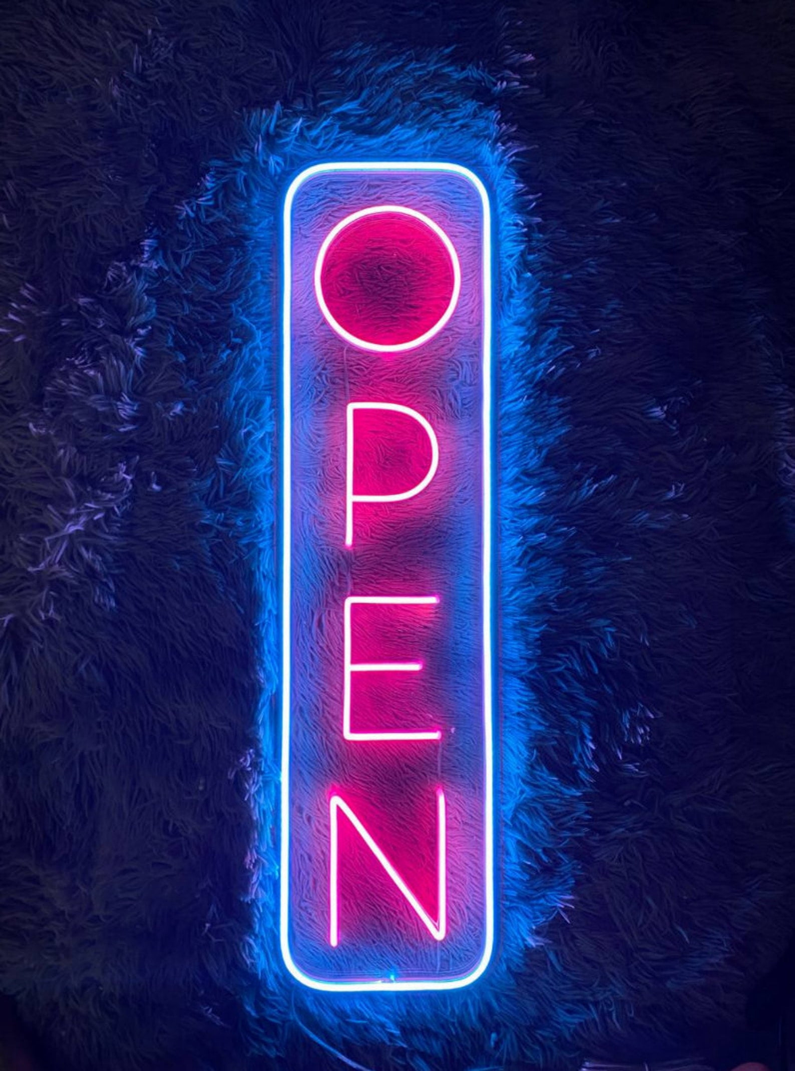 Handmadetneonsign Open Led Sign, Vertical Open Led Sign, Wall Decor ...