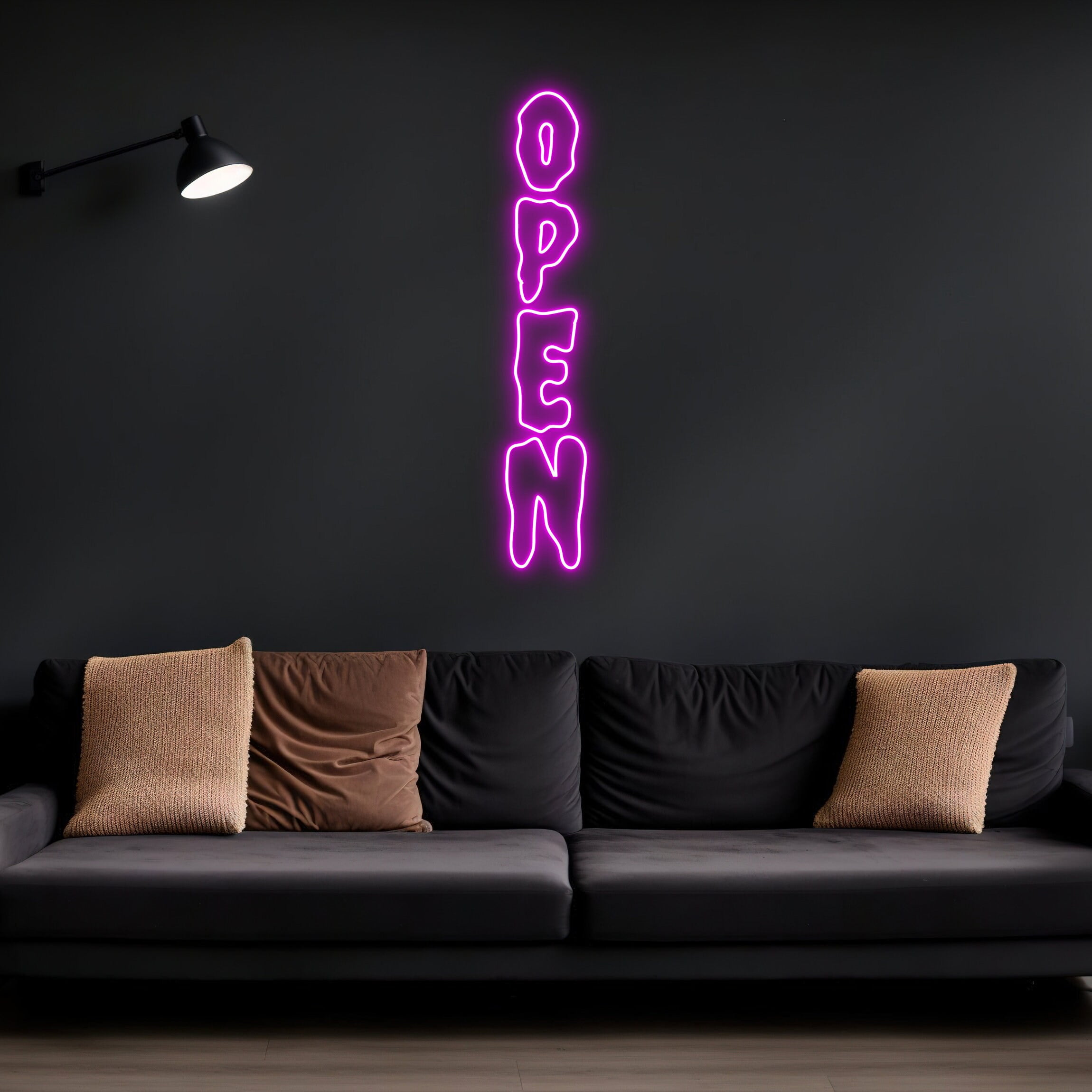 Handmadetneonsign Open Neon Sign Business Logo, Custom Led Sign Wall ...