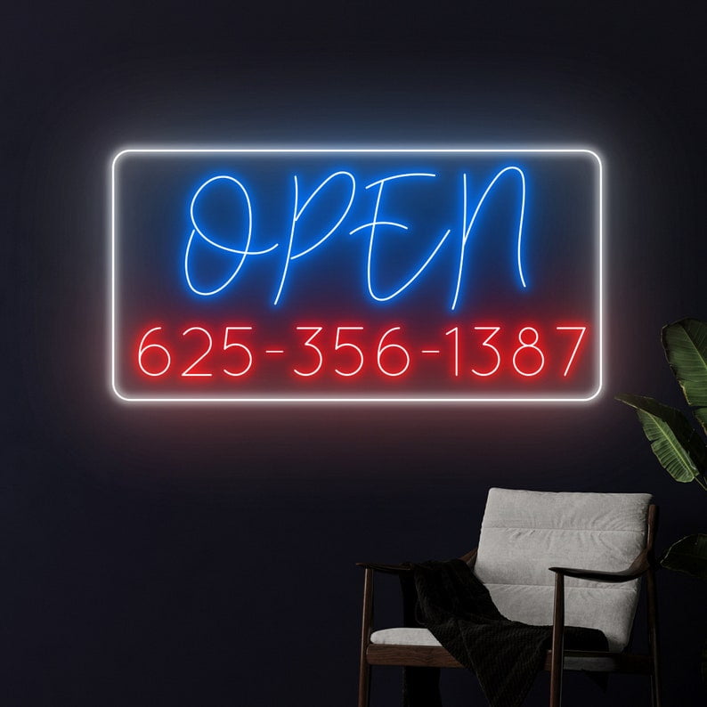 Handmadetneonsign Open Shop Store Led Sign, Open Neon Sign, Open Led ...