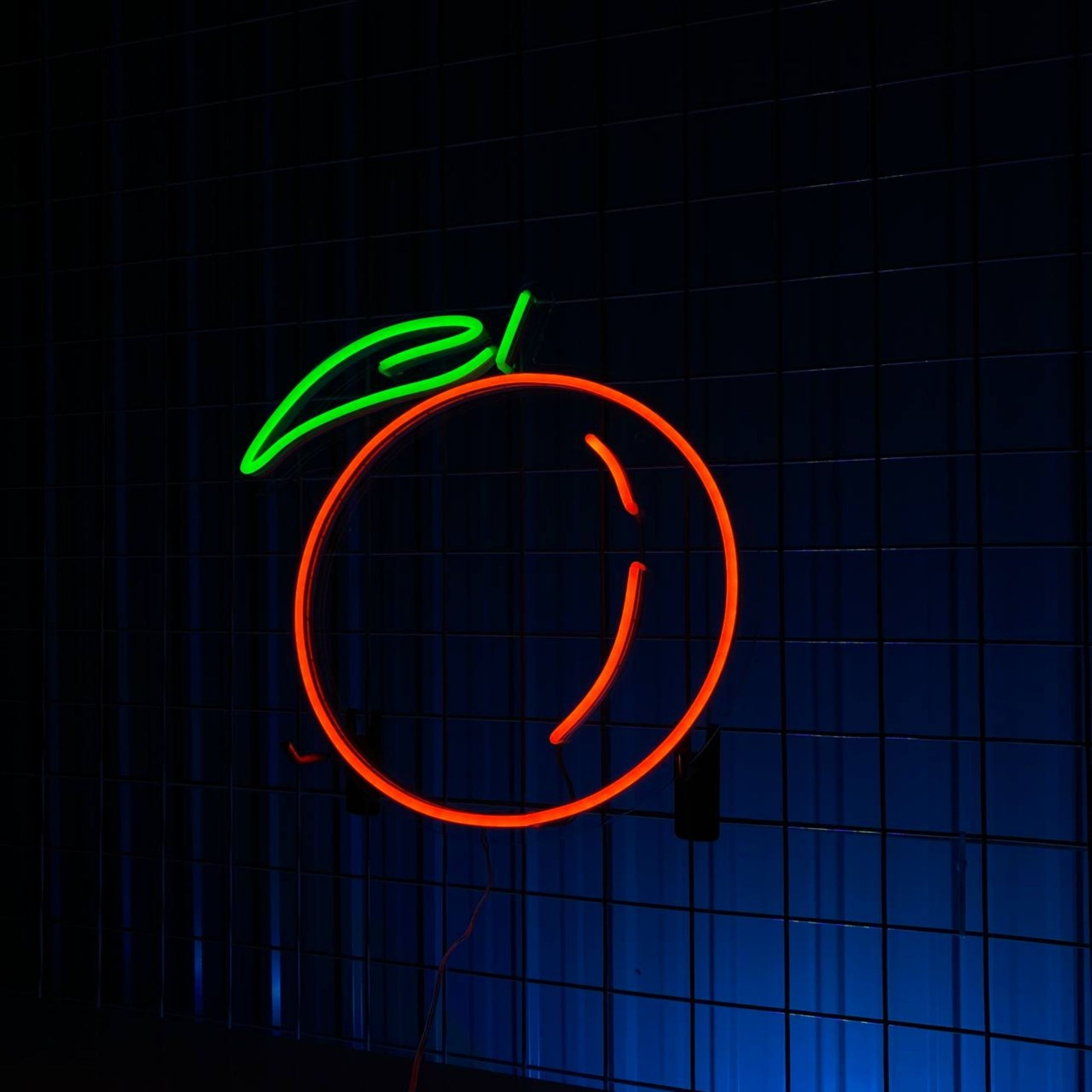 Handmadetneonsign Orange Juice Neon Sign, Orange Juice Store Wall Art ...