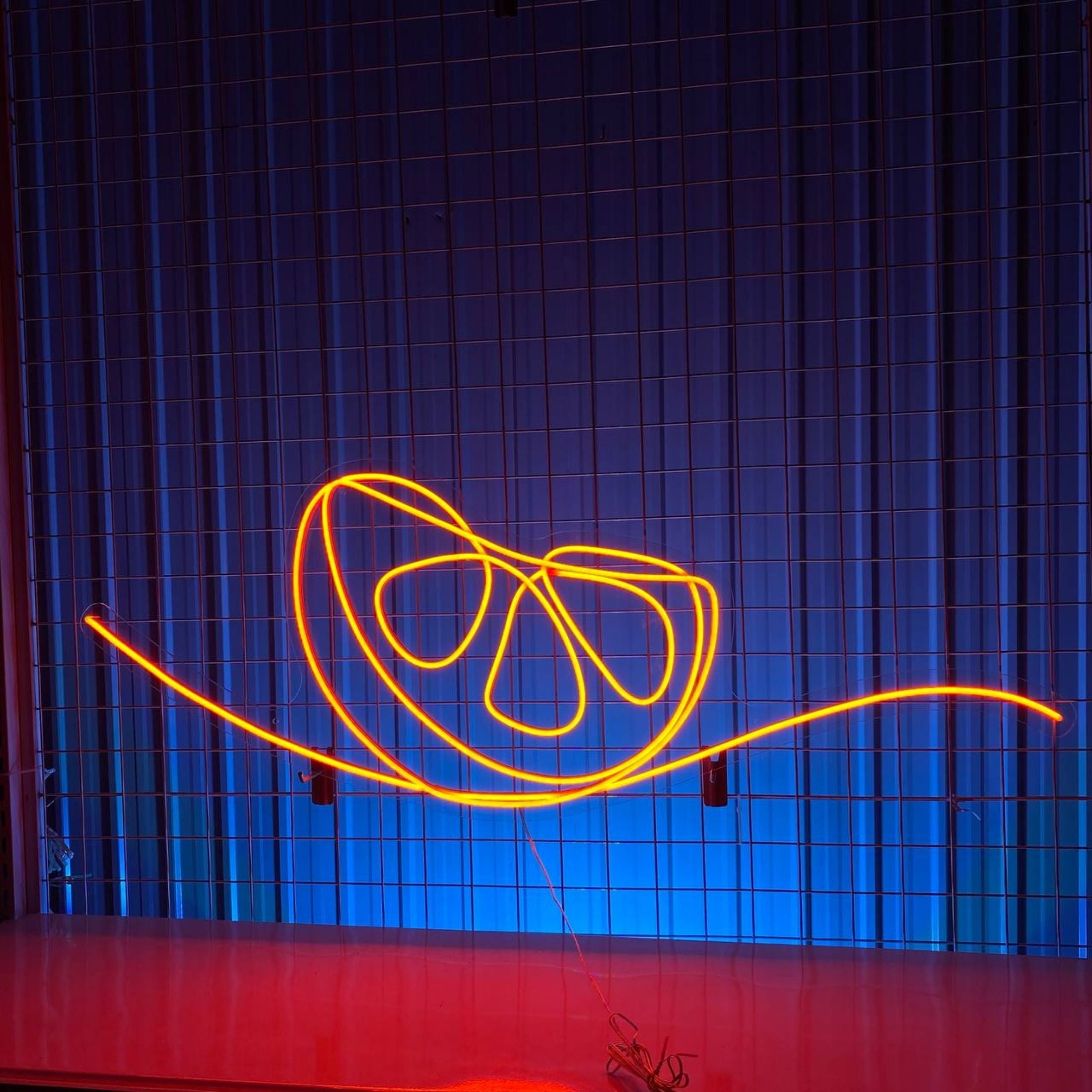 Handmadetneonsign Orange Neon Sign, Fruit Wall Art Decor, Orange Led ...