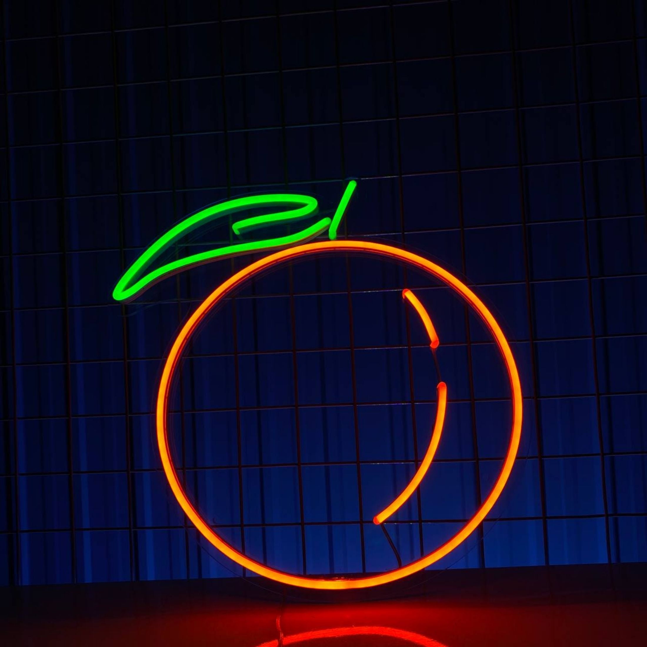 Handmadetneonsign Orange Neon Sign, Sweet Orange Juice Lights Wall Art ...