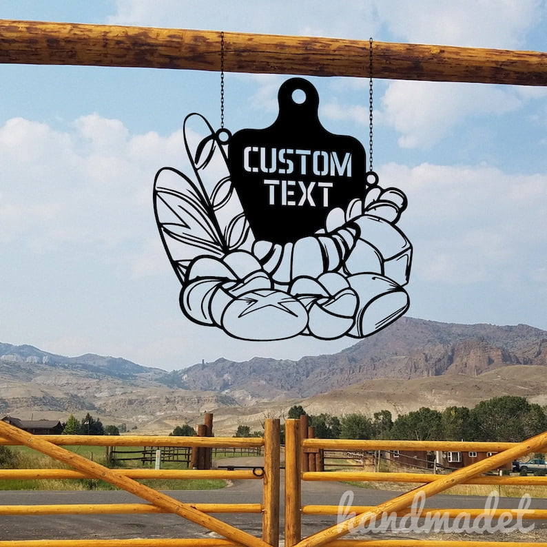 Handmadetneonsign Outdoor Bakery Metal Sign Art Hanging, Bakery Name ...