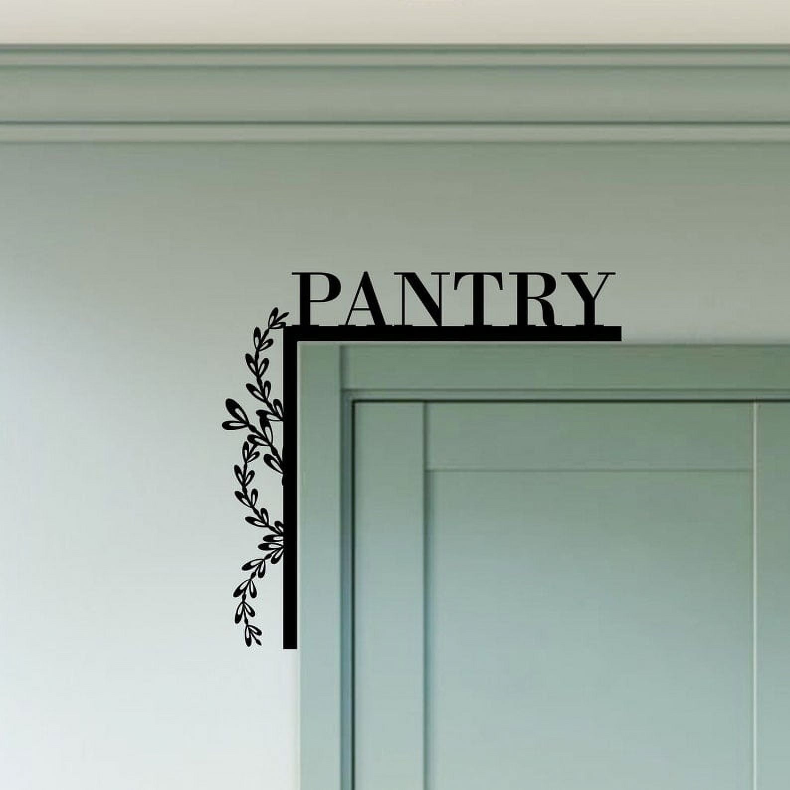 Handmadetneonsign Pantry Door Corner Sign, Pantry Metal Door Topper ...