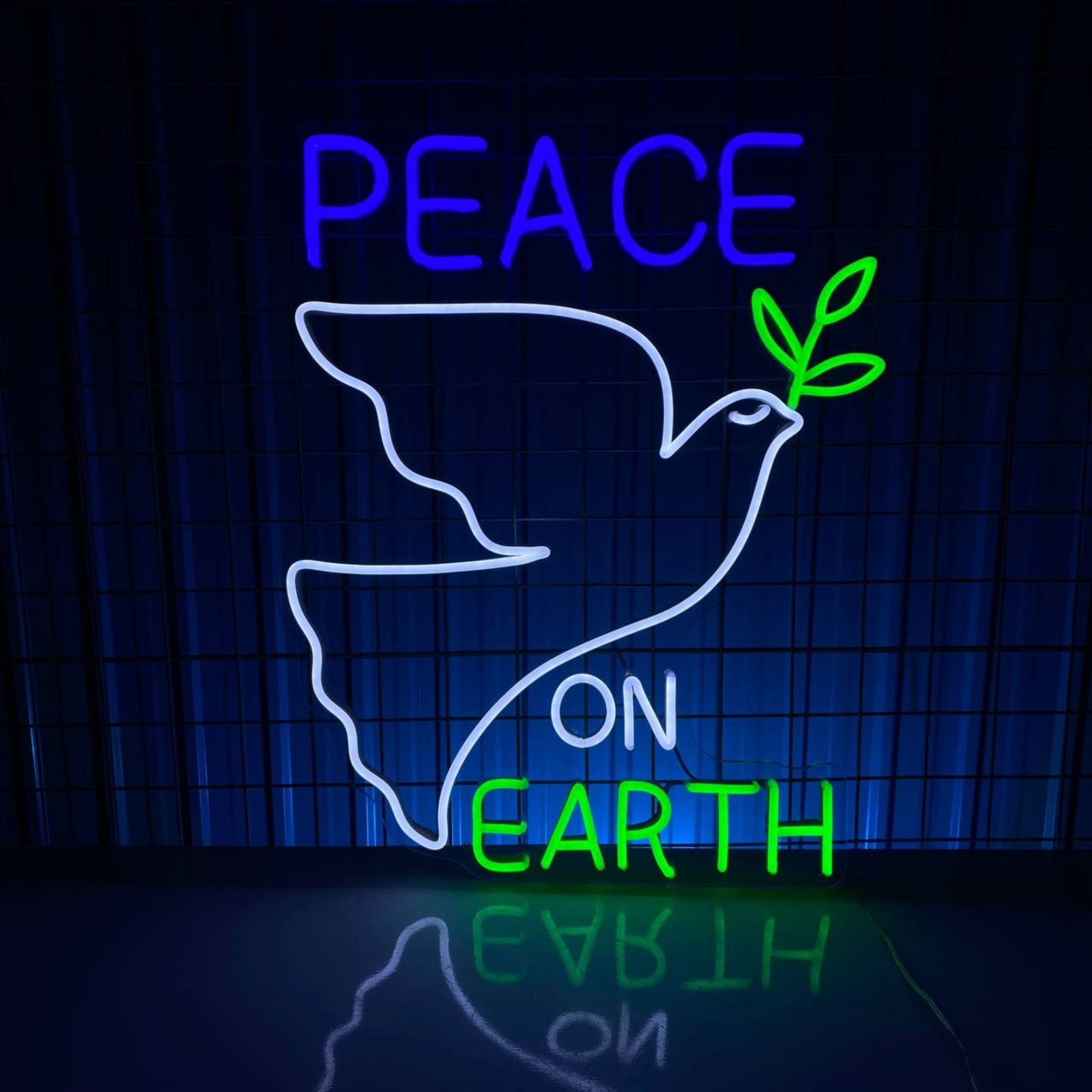 Handmadetneonsign Peace Dove Neon Sign, Peace Dove Wall Art Decor, Home ...
