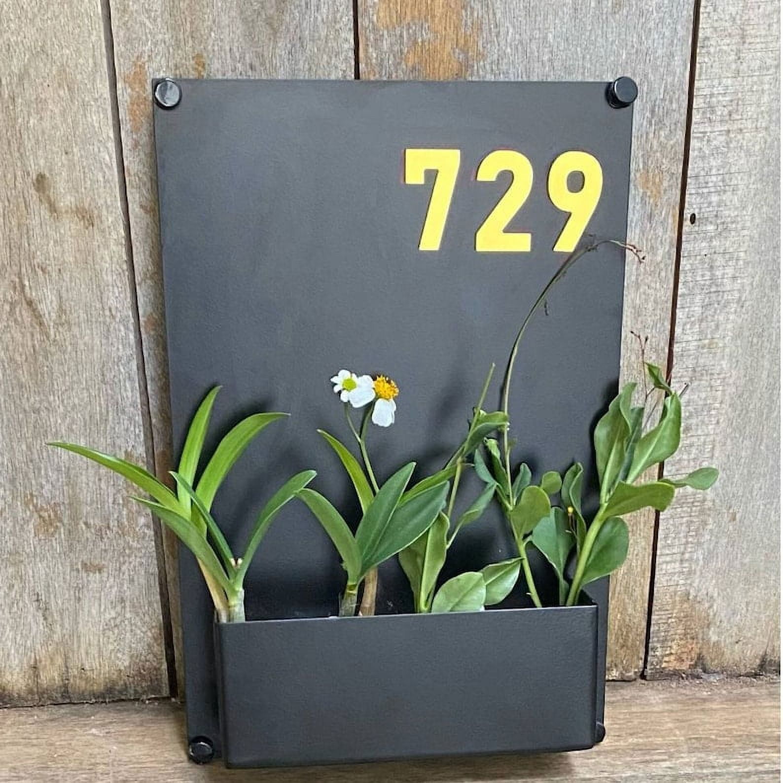 Handmadetneonsign Personalized Succulent Planter Address House Number ...