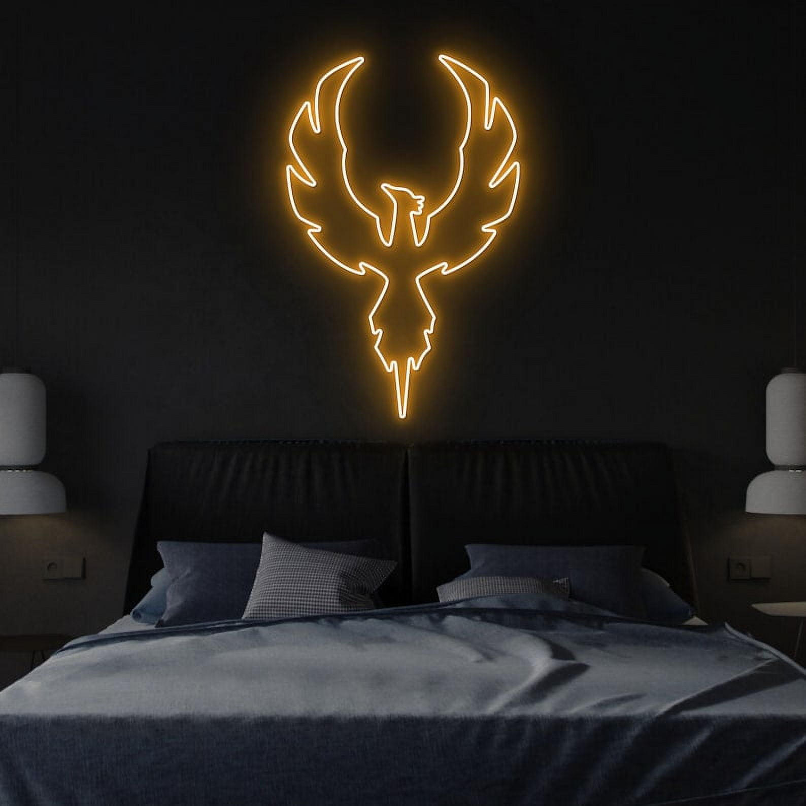 Handmadetneonsign Phoenix Bird Art Neon Sign, Phoenix Lover LED Light ...