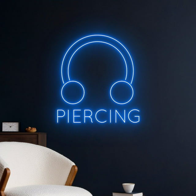 Handmadetneonsign Piercing Neon Light, Piercing Led Sign, Piercing ...