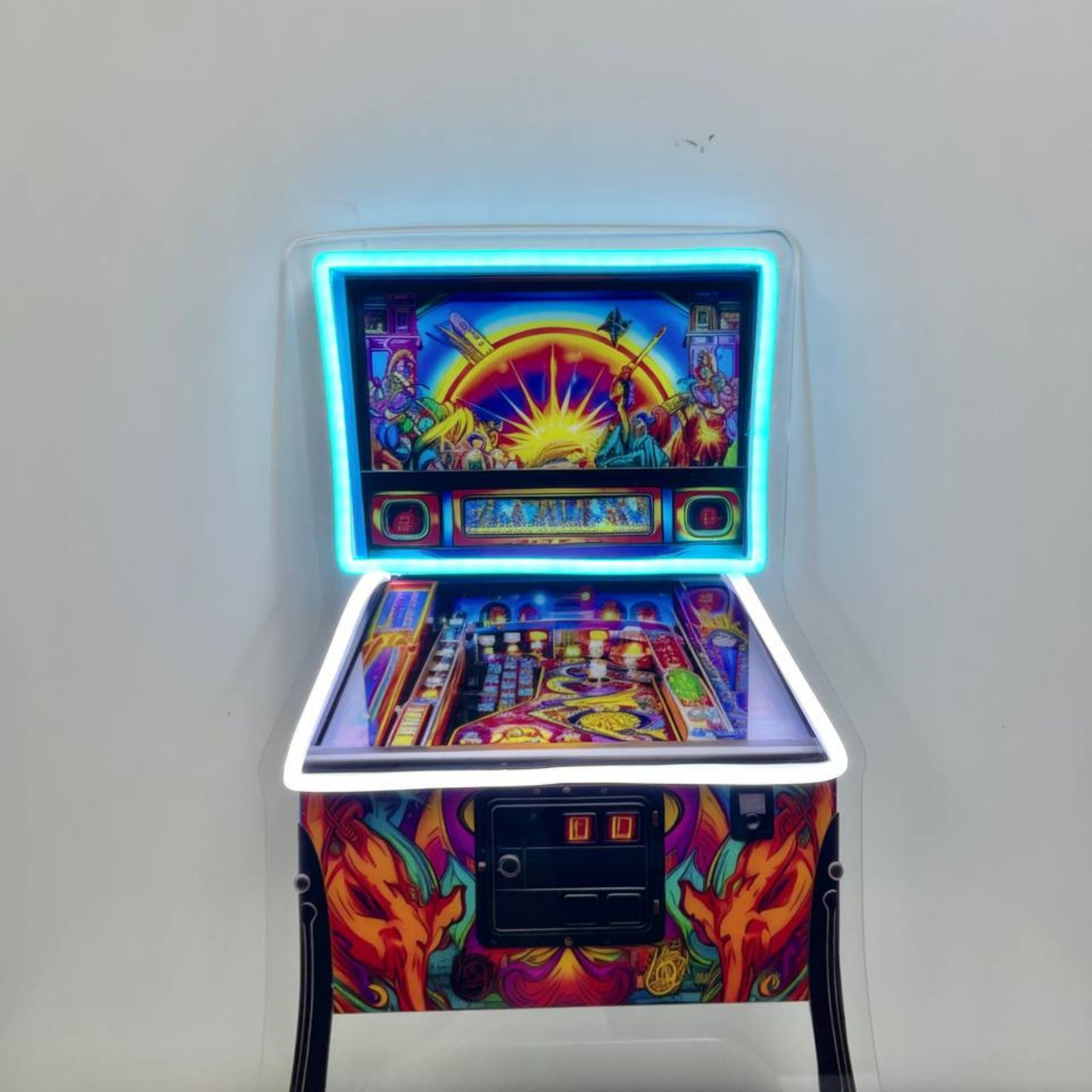 Handmadetneonsign Pinball Machine Neon Sign, Pinball Machine Decal ...
