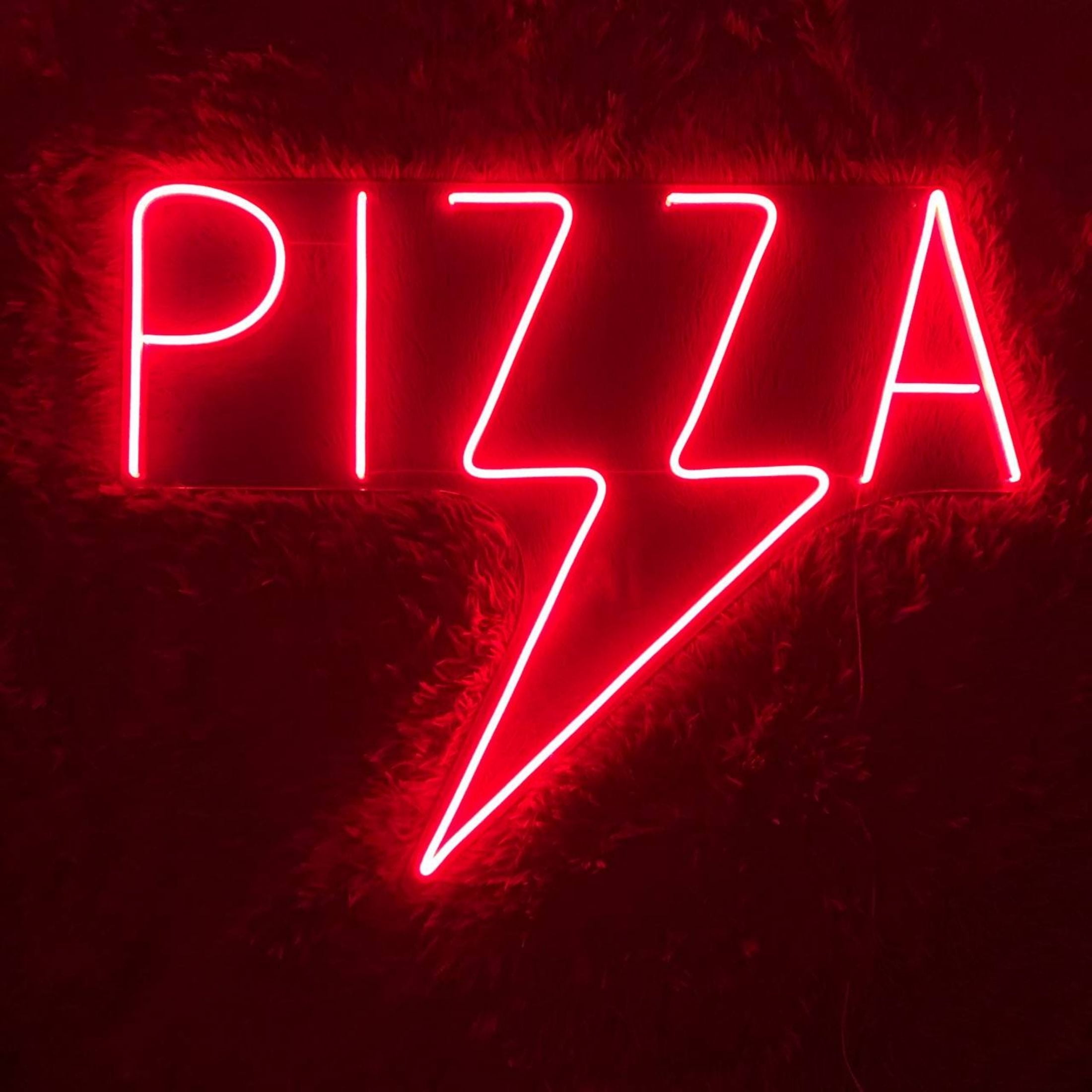 Handmadetneonsign Pizza Neon Sign, Pizza Food Store Wall Art Decor ...