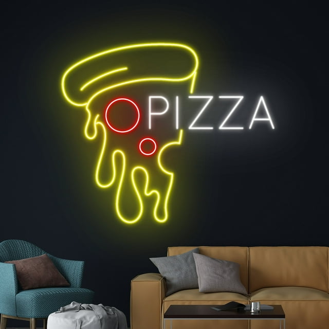 Handmadetneonsign Pizza Neon Sign, Pizza Neon Light, Pizza Led Light ...