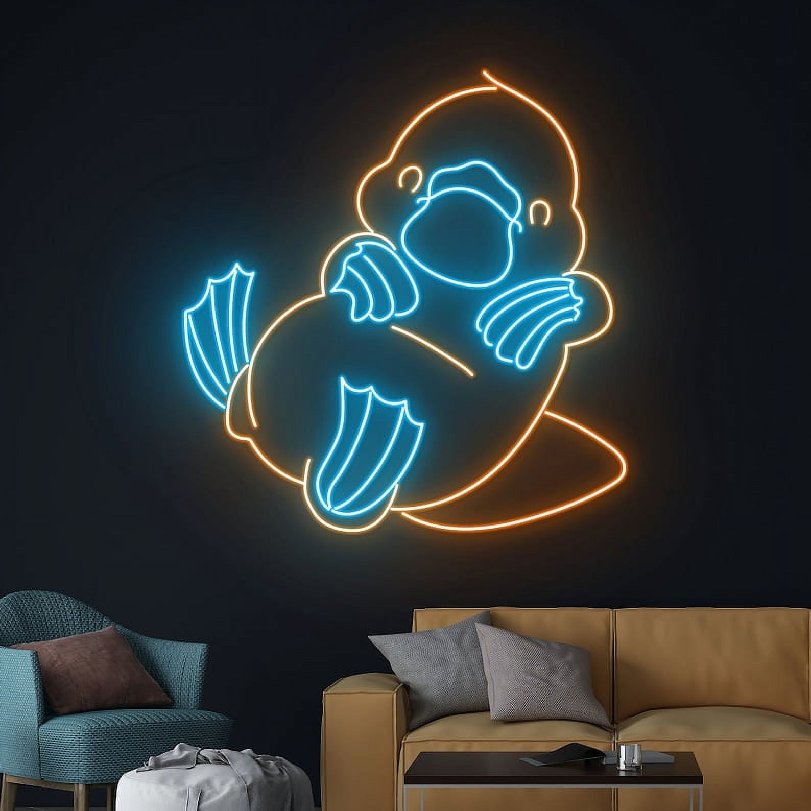 Handmadetneonsign Platypus Neon Light, Platypus Led Light, Platypus Led ...