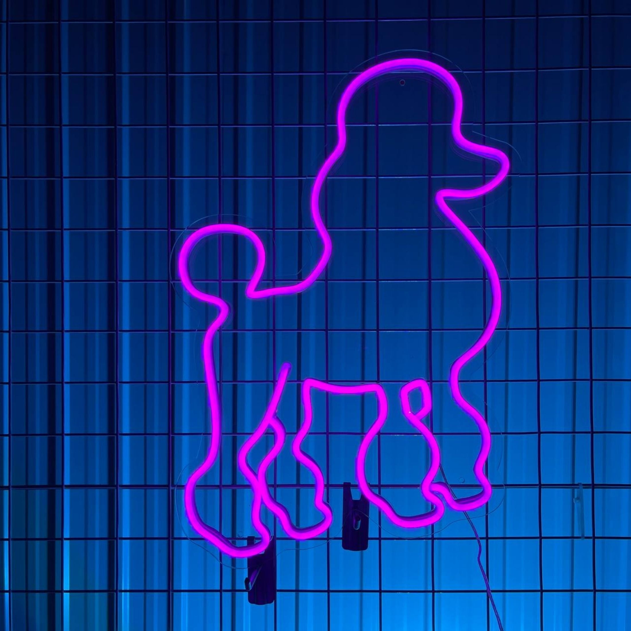 Handmadetneonsign Poodle Neon Sign, Poodle Light Wall Art Decor, Poodle ...