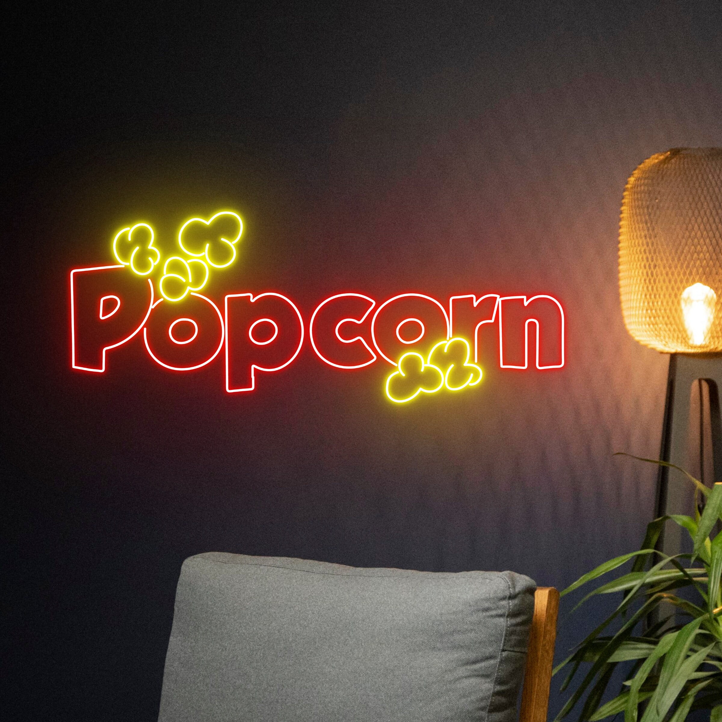Handmadetneonsign Popcorn Neon Sign, Popcorn Neon Light, Popcorn Led ...