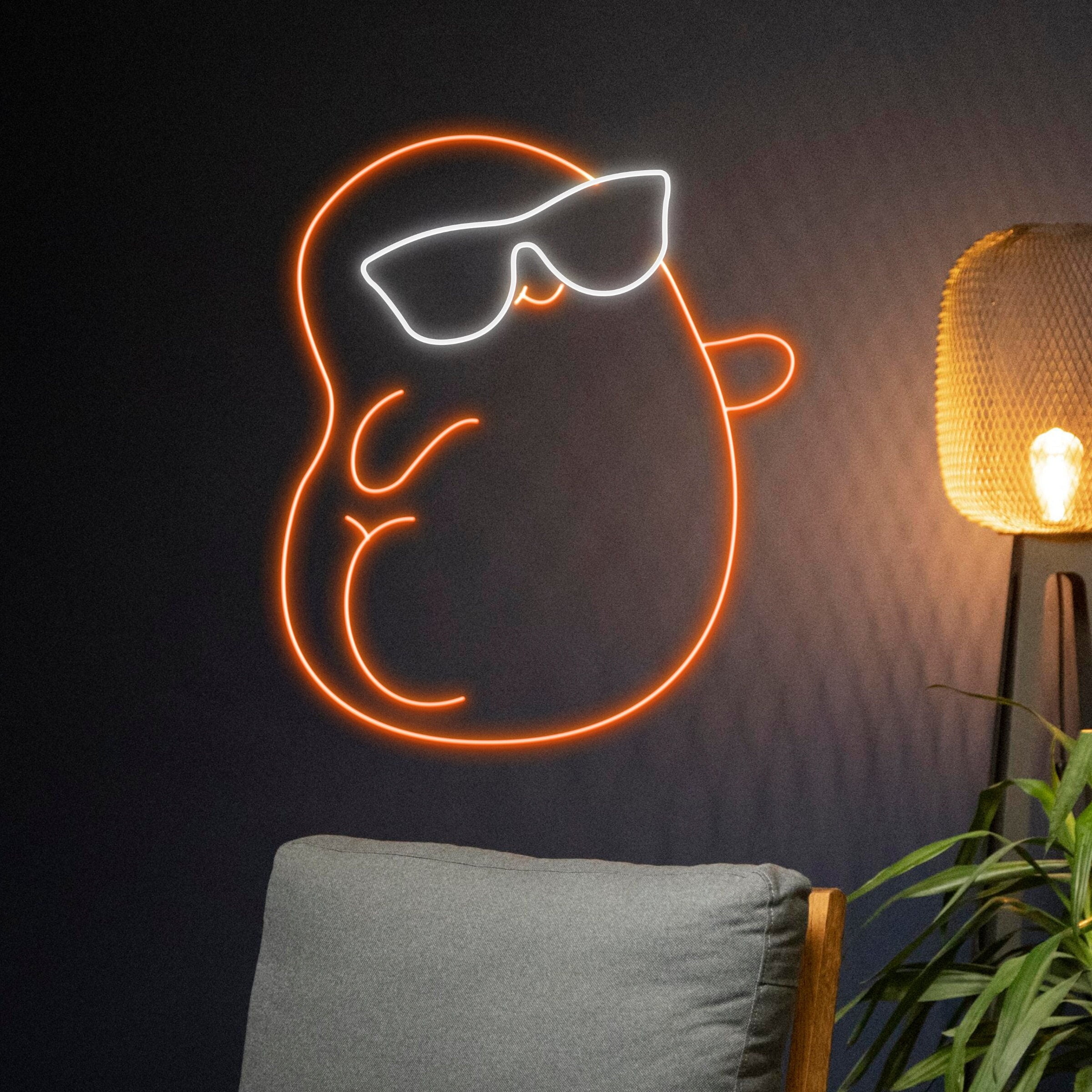 Handmadetneonsign Potato Glasses Neon Sign, Sunglasses Potato Led Sign ...