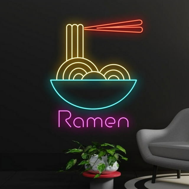 Handmadetneonsign Ramen Led Light, Japanese Noodles Led Sign, Ramen ...