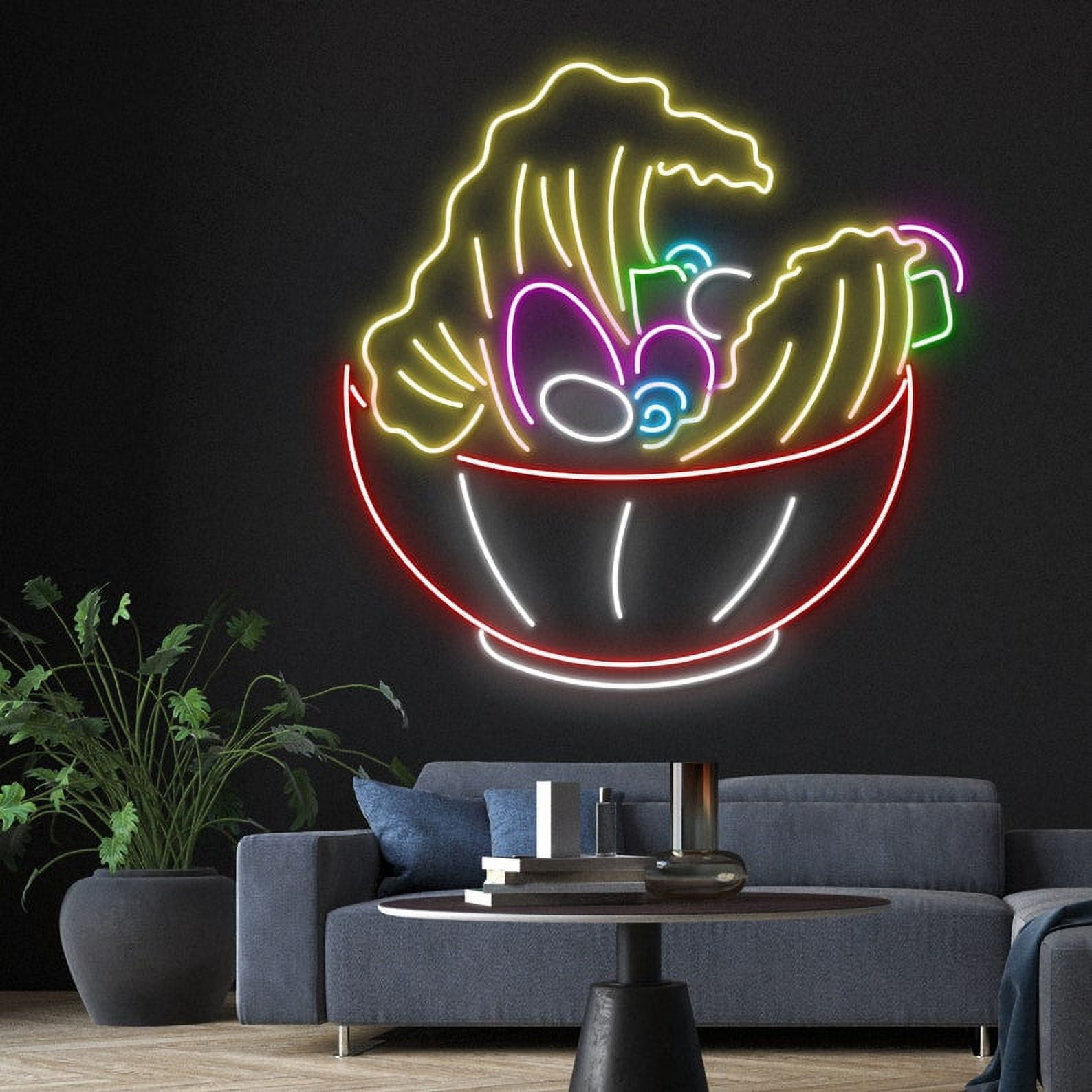 Handmadetneonsign Ramen Led Sign, Japanese Ramen Neon Light, Wall Decor ...
