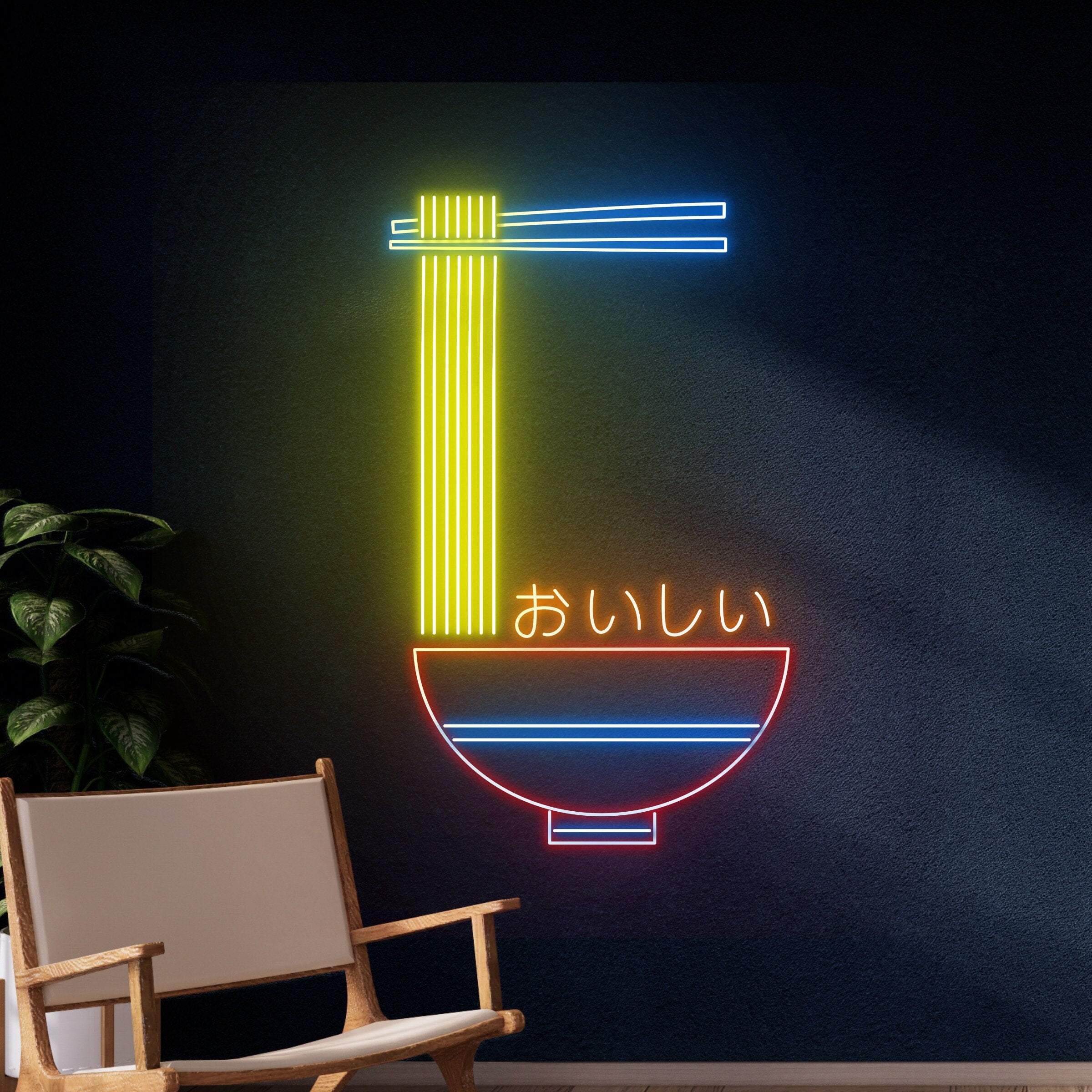 Handmadetneonsign Ramen Led Sign, Ramen Noodles Neon Sign, Japanese ...