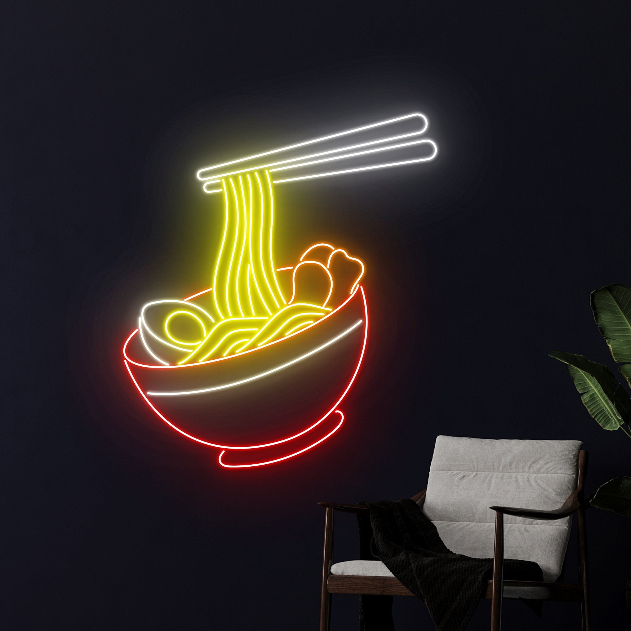 Handmadetneonsign Ramen Neon Sign, Japanese Noodles Led Sign, Ramen ...