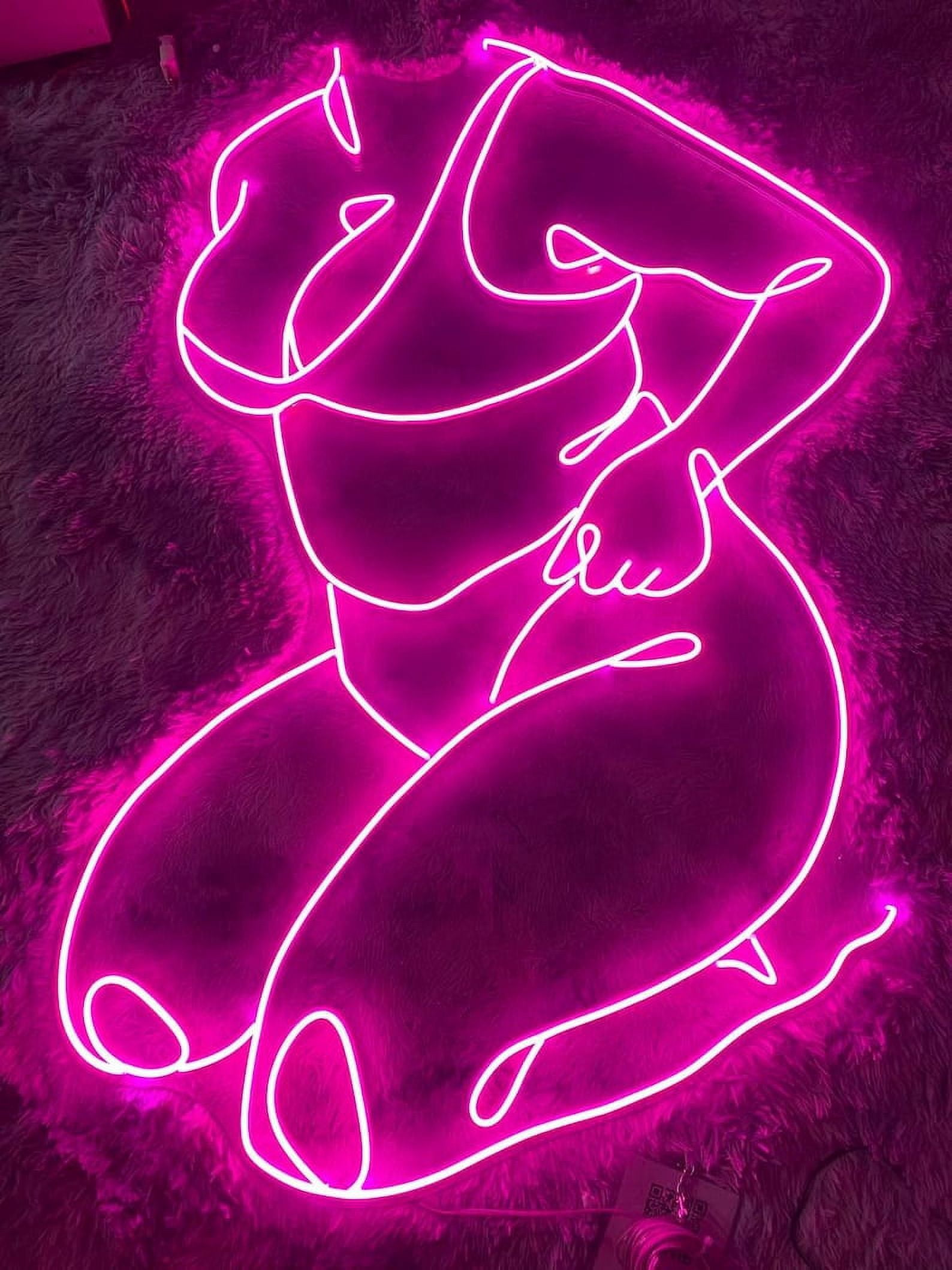 Handmadetneonsign Sexy Woman Led Sign Sexy Female Led Sign Wall Decor 0167