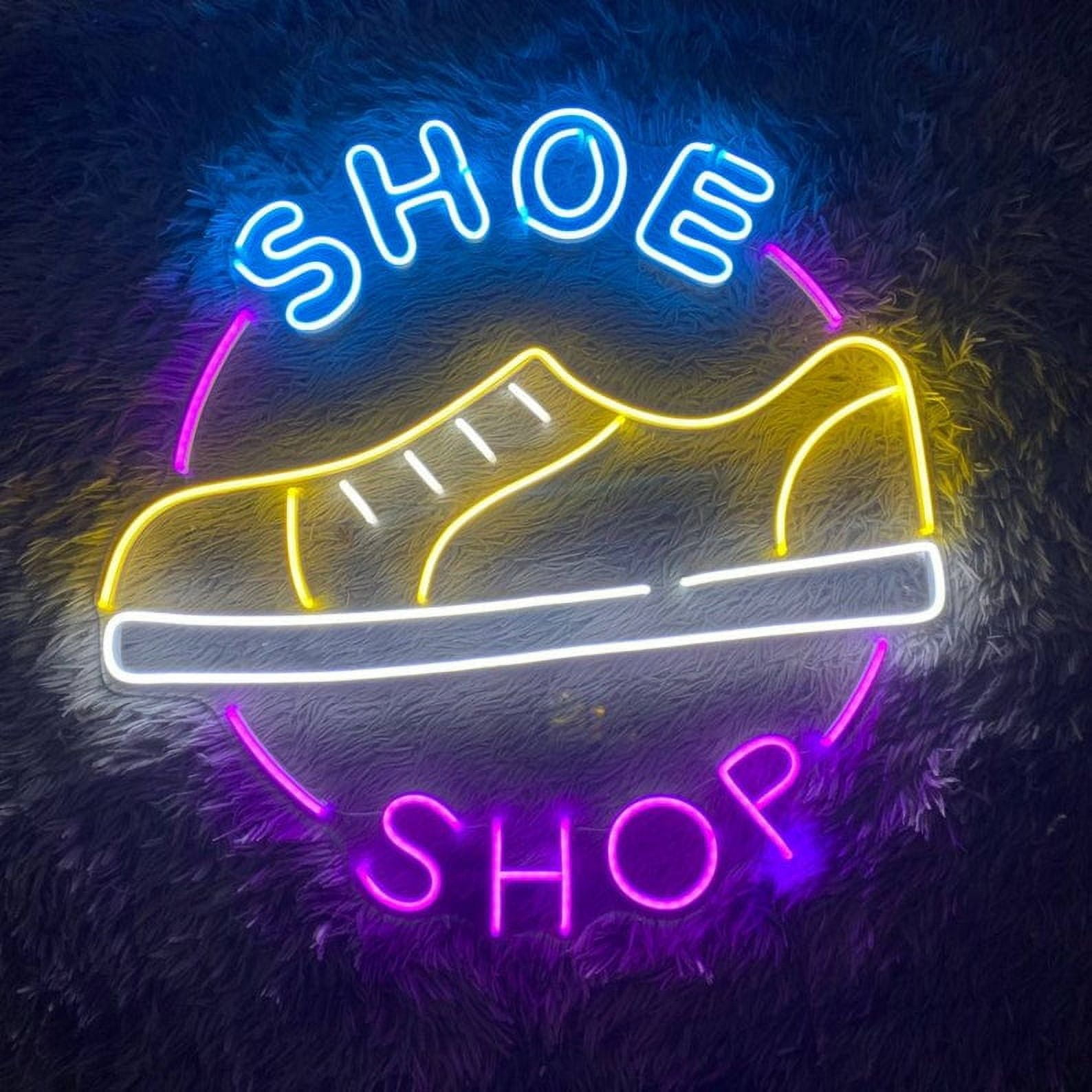 Handmadetneonsign Shoes Shop Neon Sign, Shoes Store Neon Lights, Sport ...