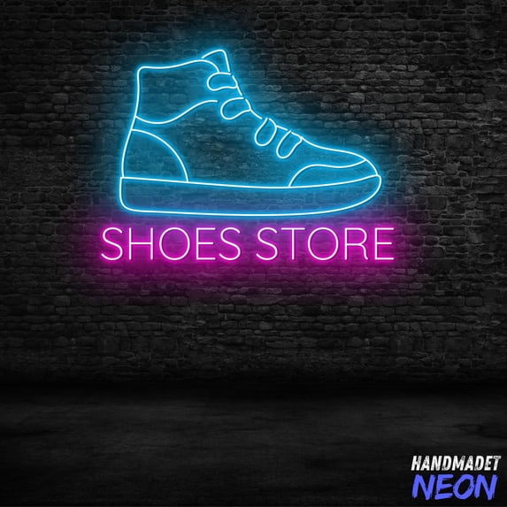Handmadetneonsign Shoes Store Neon Sign, Shoes Led Light, Custom Neon ...