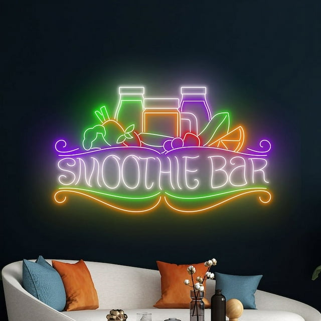 Handmadetneonsign Smoothie Bar Neon Sign, Smoothie LED Light, Smoothie ...