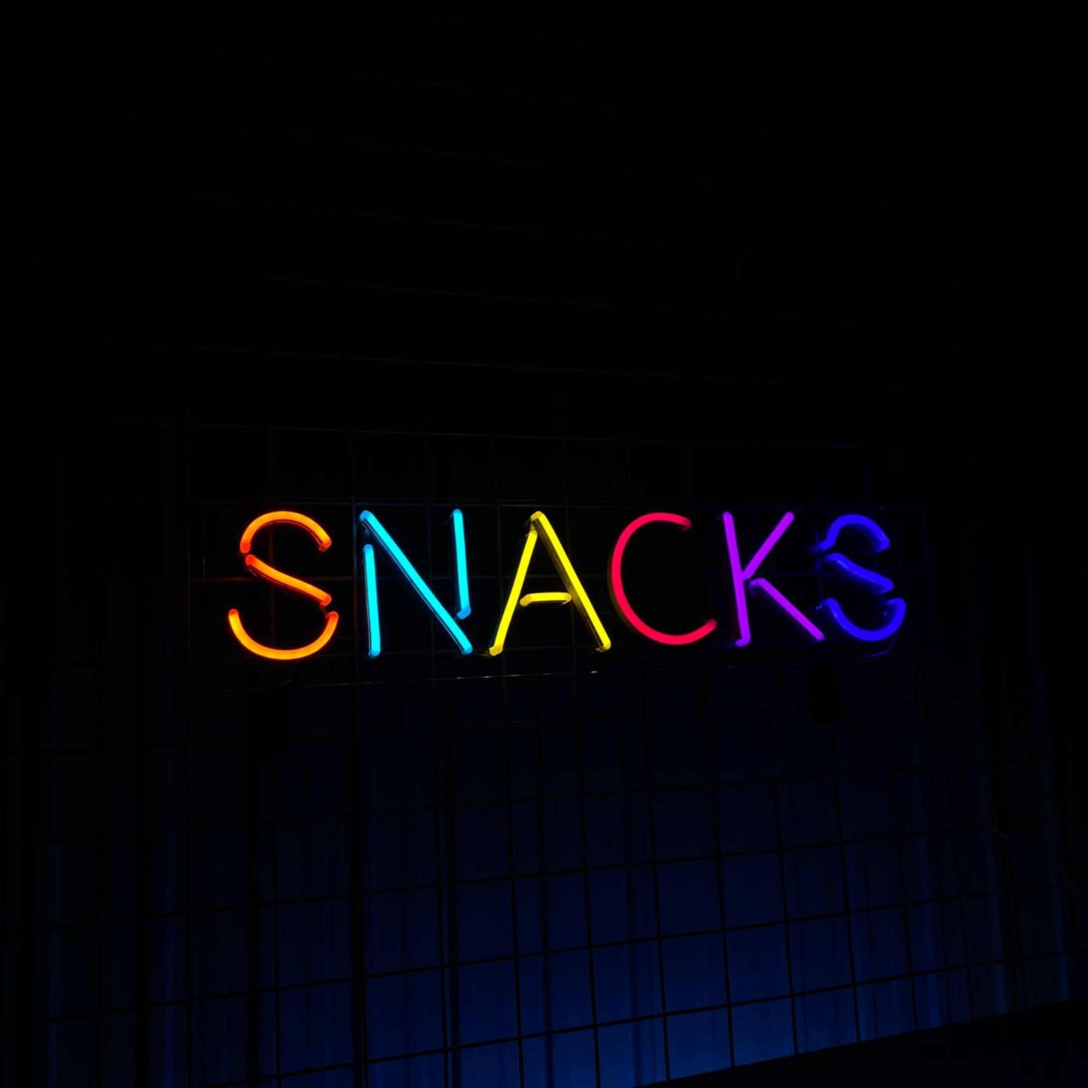 Handmadetneonsign Snacks Neon Neon Sign, Snacks Shop Wall Art Decor ...