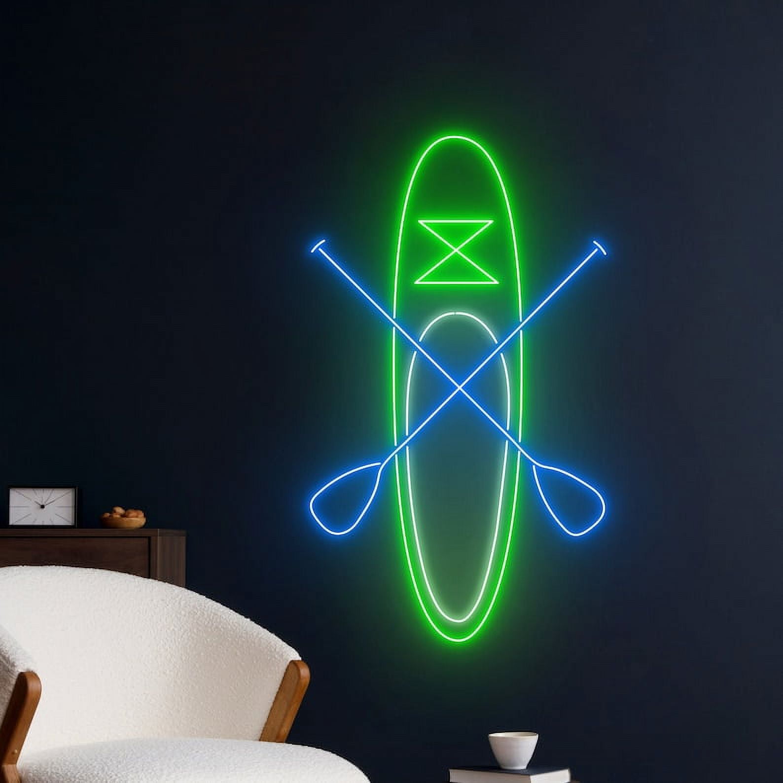 Handmadetneonsign Sup Stand Up Paddle Board Neon Sign, Paddleboarding ...