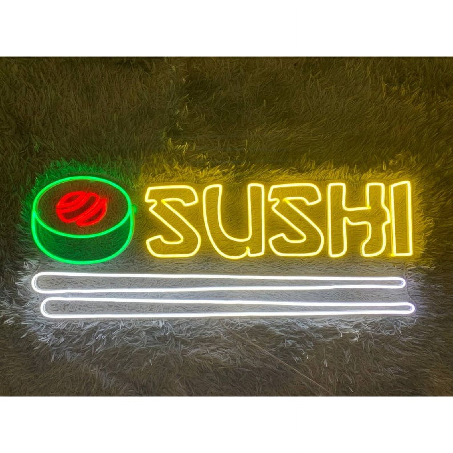 Handmadetneonsign Sushi Led Sign, Sushi Neon Light, Sushi Neon Sign ...