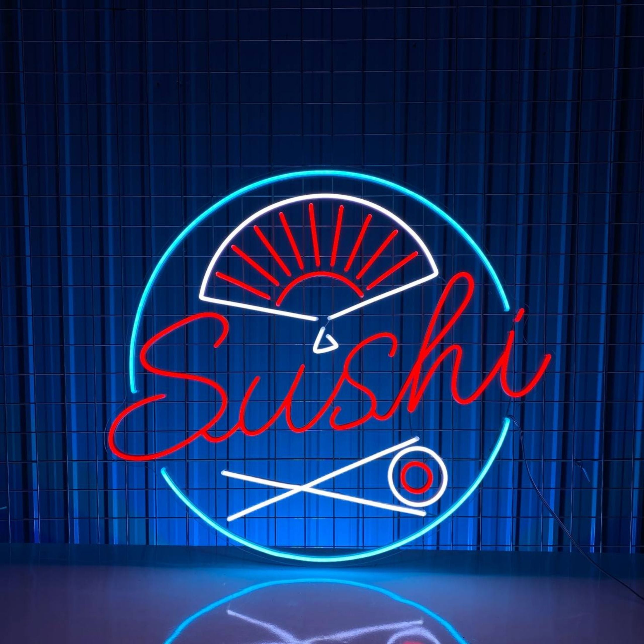 Handmadetneonsign Sushi Neon Sign, Sushi Restaurant Wall Art Decor ...