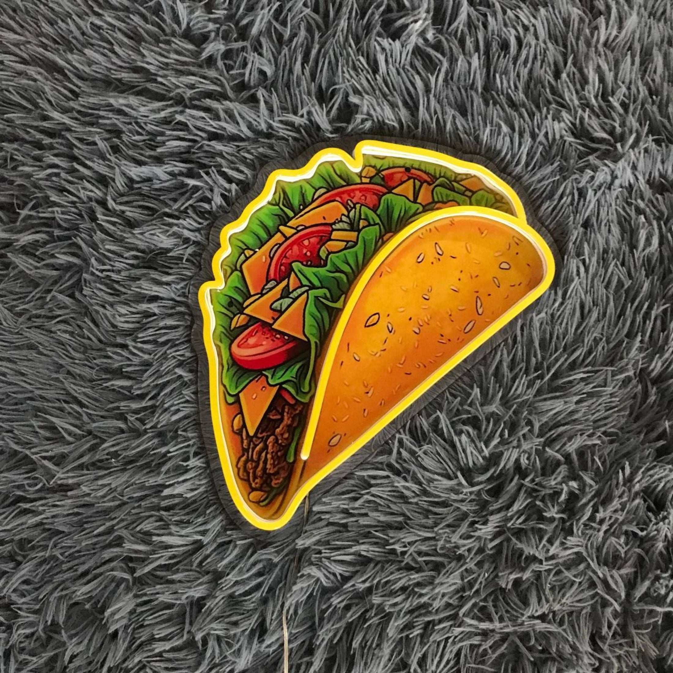 Handmadetneonsign Taco Mexican Food Neon Sign, Taco Restaurant Light ...