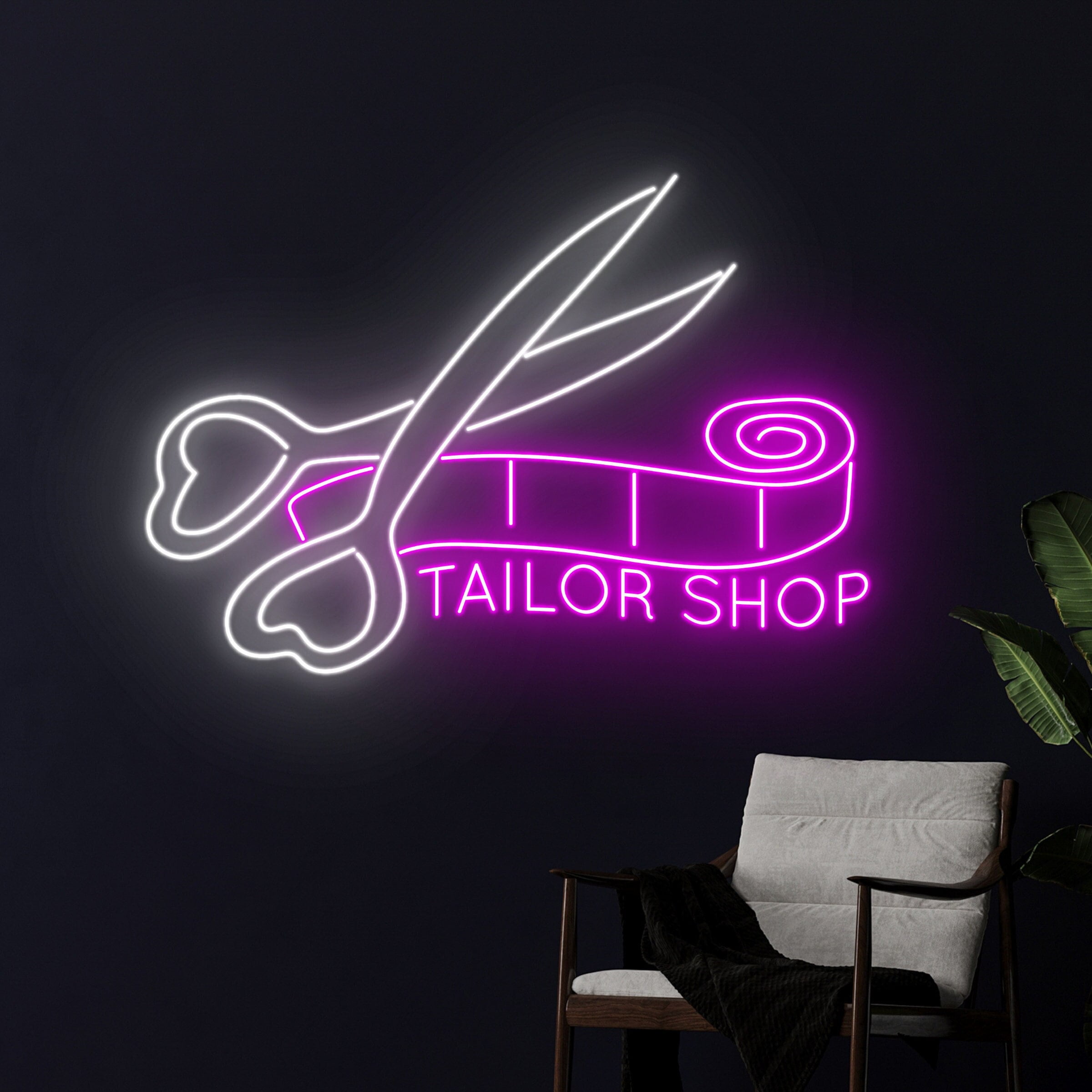 Handmadetneonsign Tailor Shop Led Sign, Tailor Neon Sign, Clothes Led ...