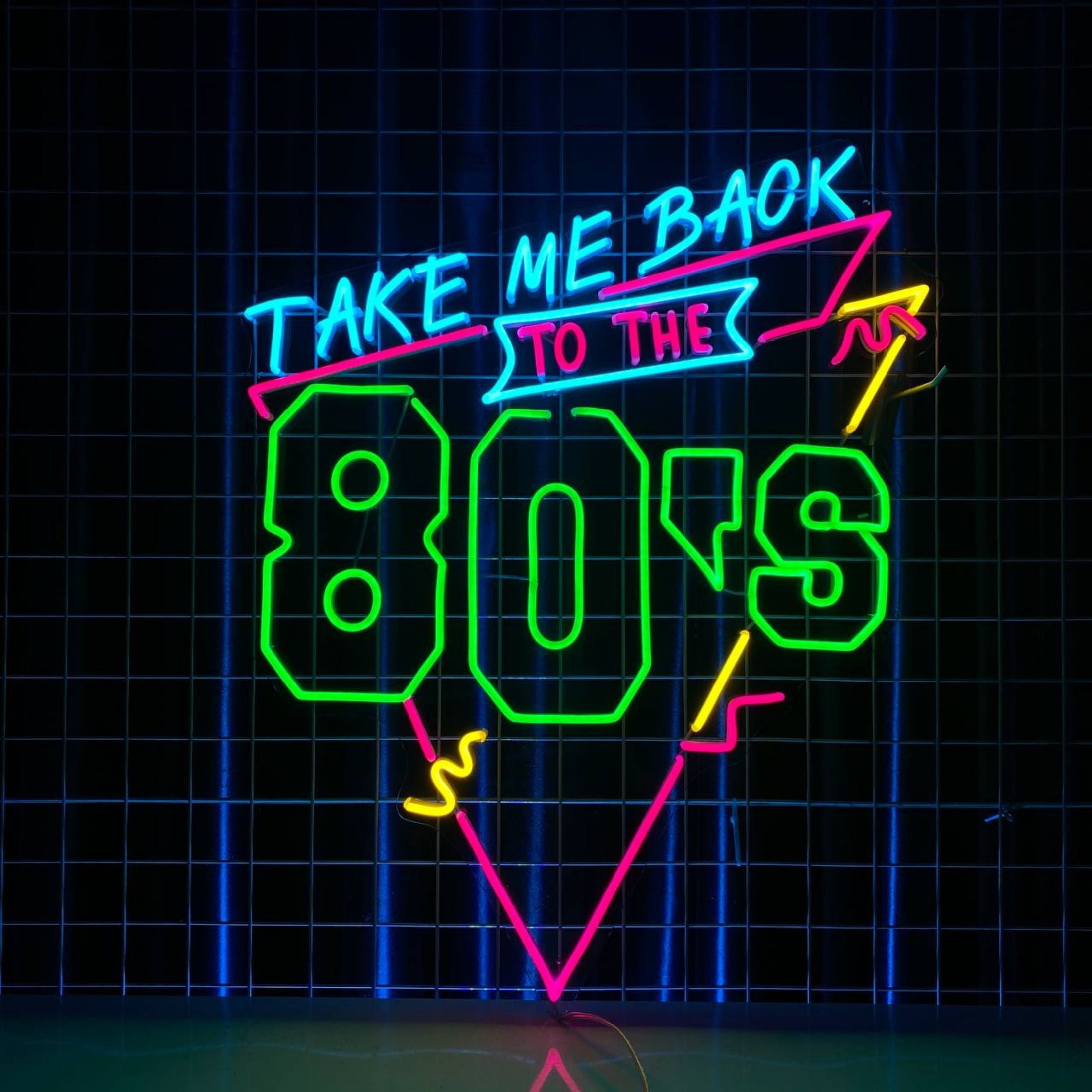 Handmadetneonsign Take Me Back to the 80s Neon Sign, 80's Party Night ...