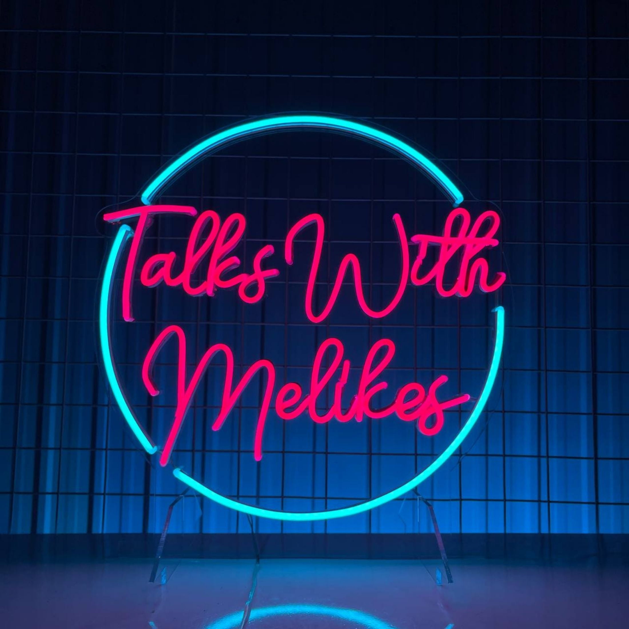 Handmadetneonsign Talks With Melike Neon Sign, Motivational Quotes Wall ...
