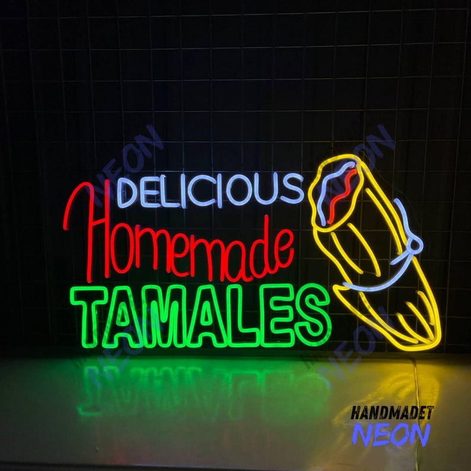 Handmadetneonsign Tamales Neon Sign, Mexican Tamales Led Sign, Tamales ...