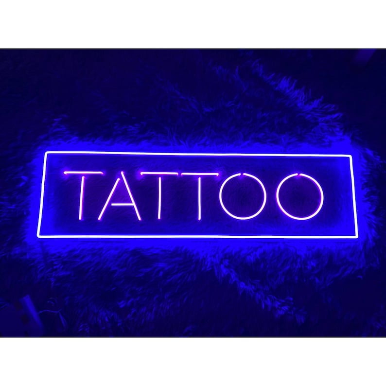 Handmadetneonsign Tattoo Salon Led Neon Sign, Tattoo Shop Led Light ...