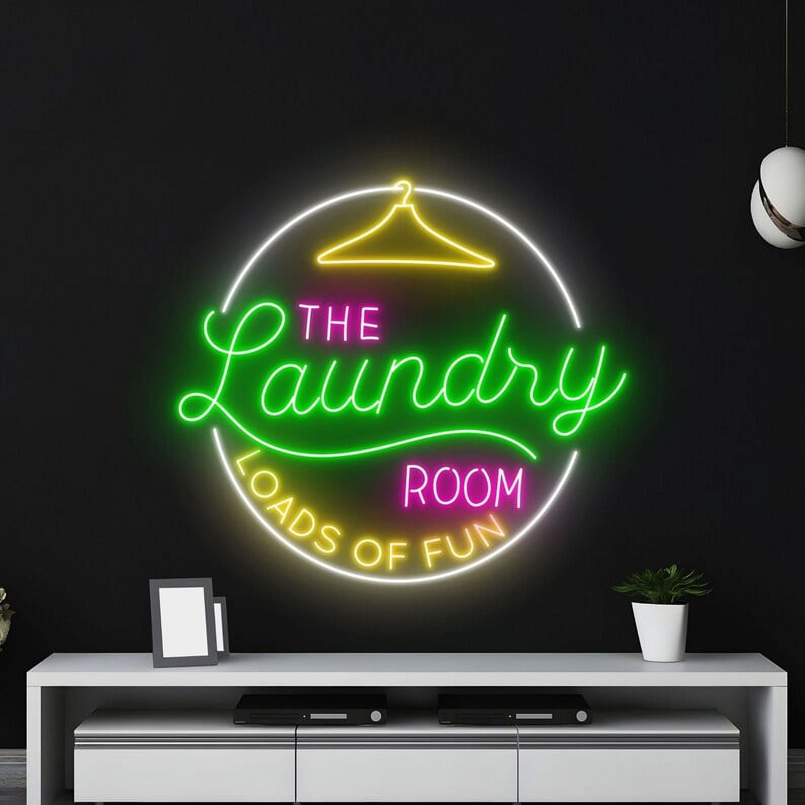 Handmadetneonsign The Laundry Room Neon Sign, Laundry Neon Art Decor ...