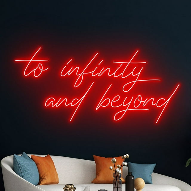 Handmadetneonsign To Infinity And Beyond Neon Sign, To Infinity And ...